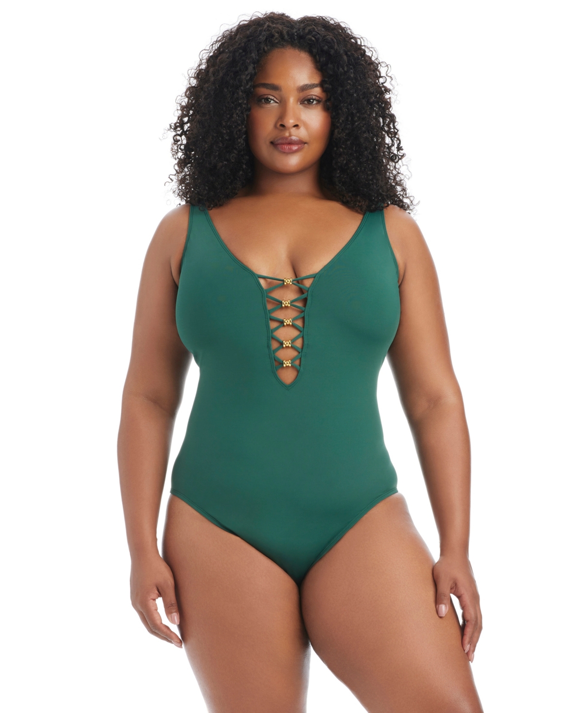 Click here for Bleu by Rod Beattie Plus Size Lets Get Knotty Full... prices