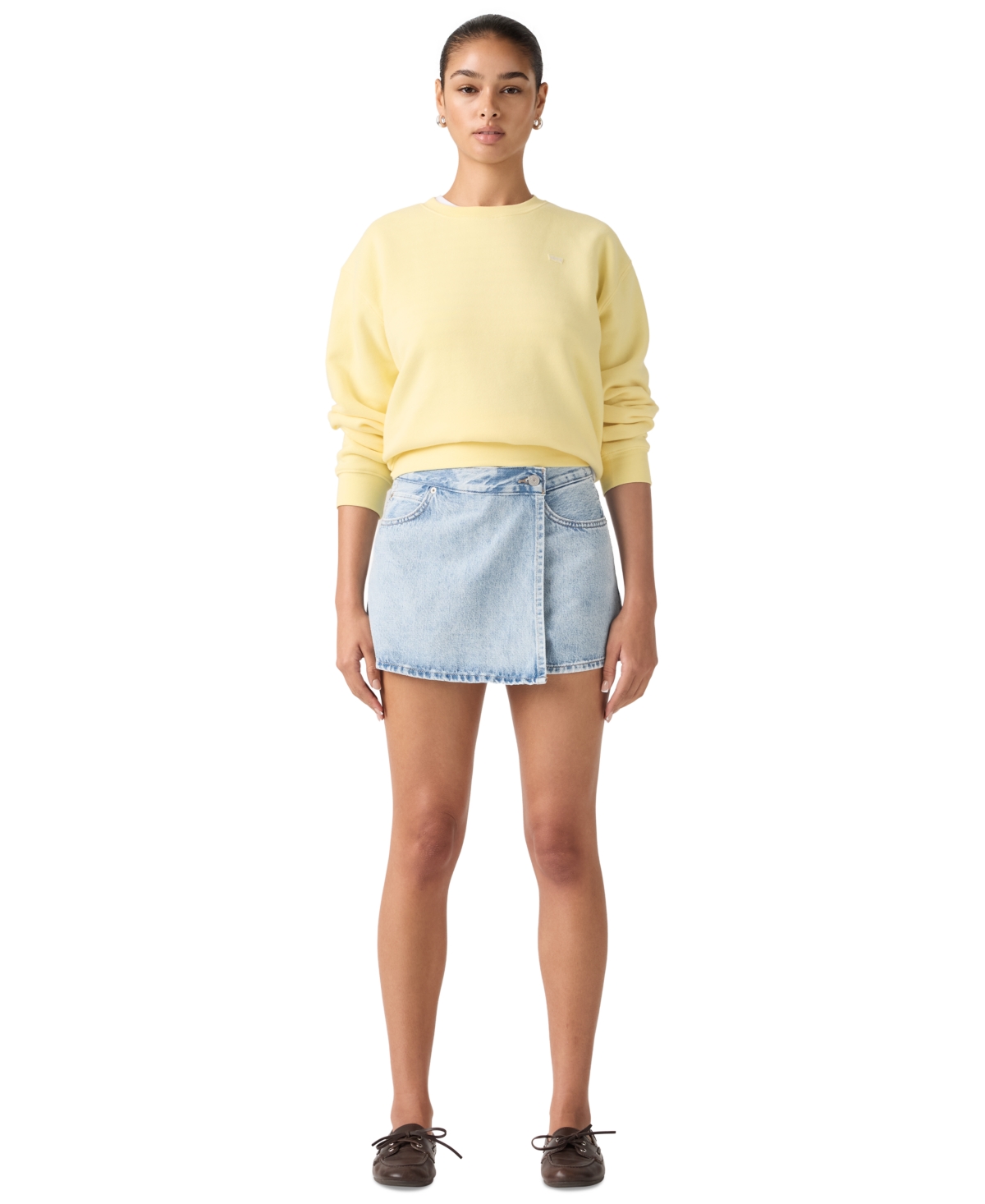 Click here for Levis Womens Non-Stretch Skort - Abraided prices