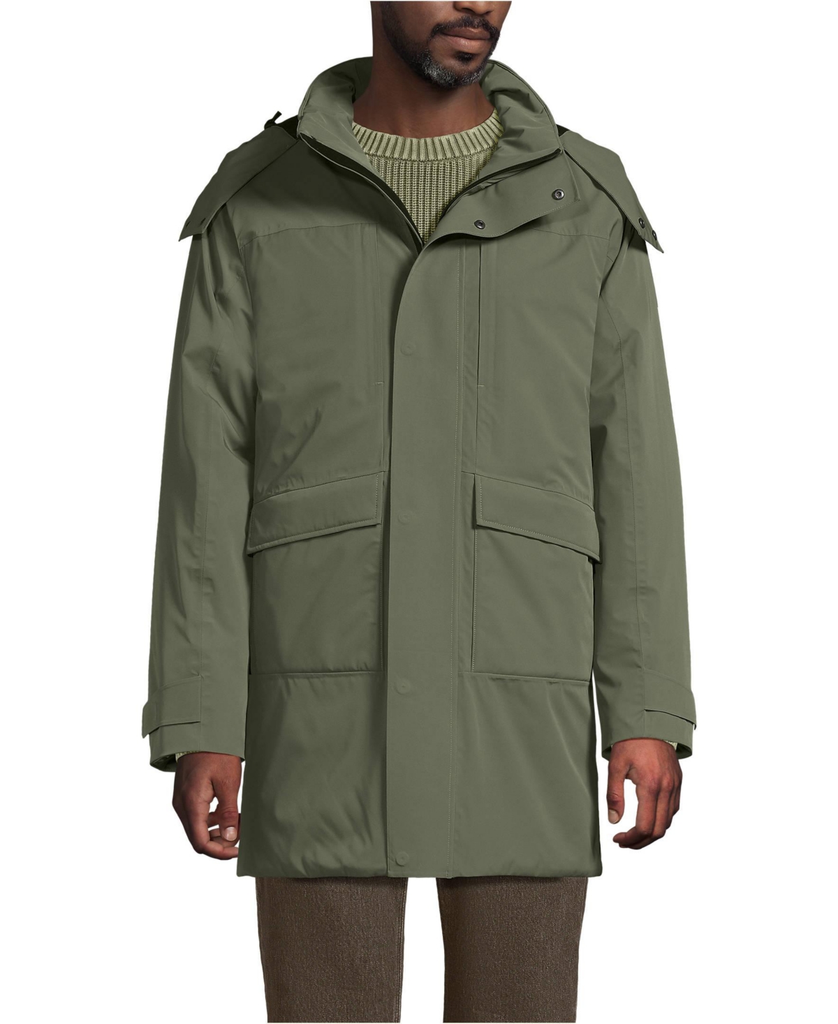 Click here for Lands End Mens Squall Thermal Insulated Parka - Ri... prices