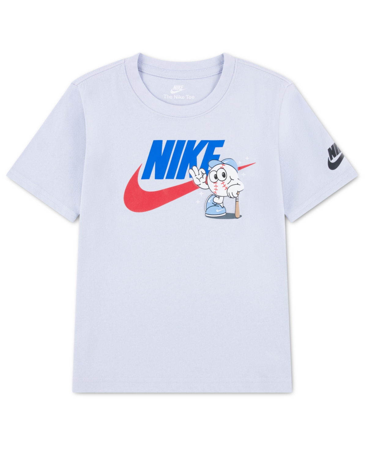 Click here for Nike Boys 4-7 Futura Baseball Crewneck T-Shirt - G... prices