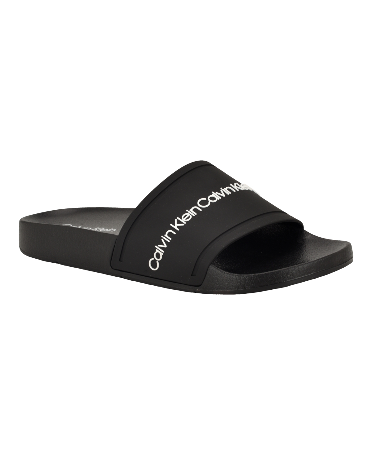Click here for Calvin Klein Womens Anyka Slip-On Slide Sandals -... prices