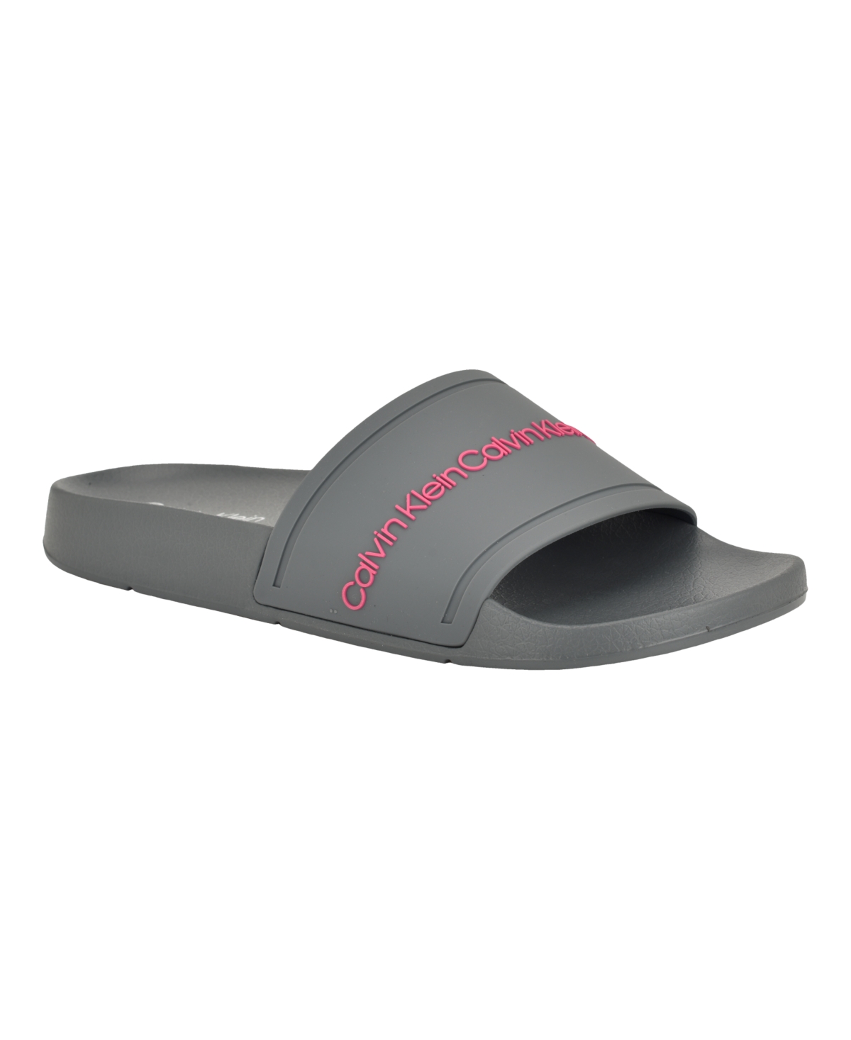 Click here for Calvin Klein Womens Anyka Slip-On Slide Sandals -... prices
