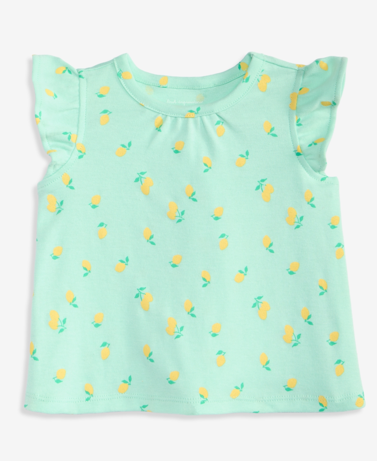 Click here for First Impressions Baby Girls Lemon-Print Flutter-S... prices