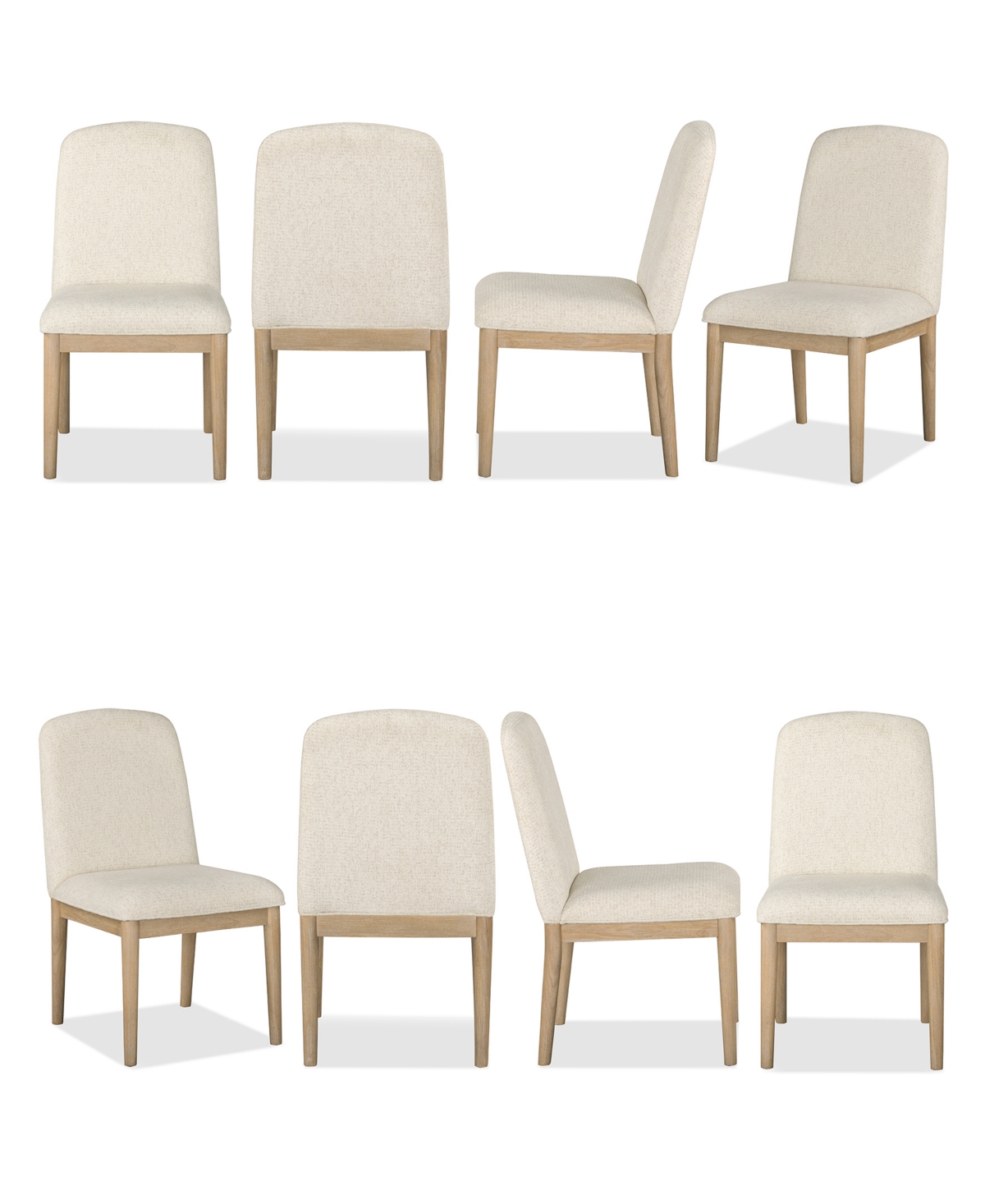 Click here for Furniture Marcel 8-Pc. Upholstered Side Chairs - N... prices