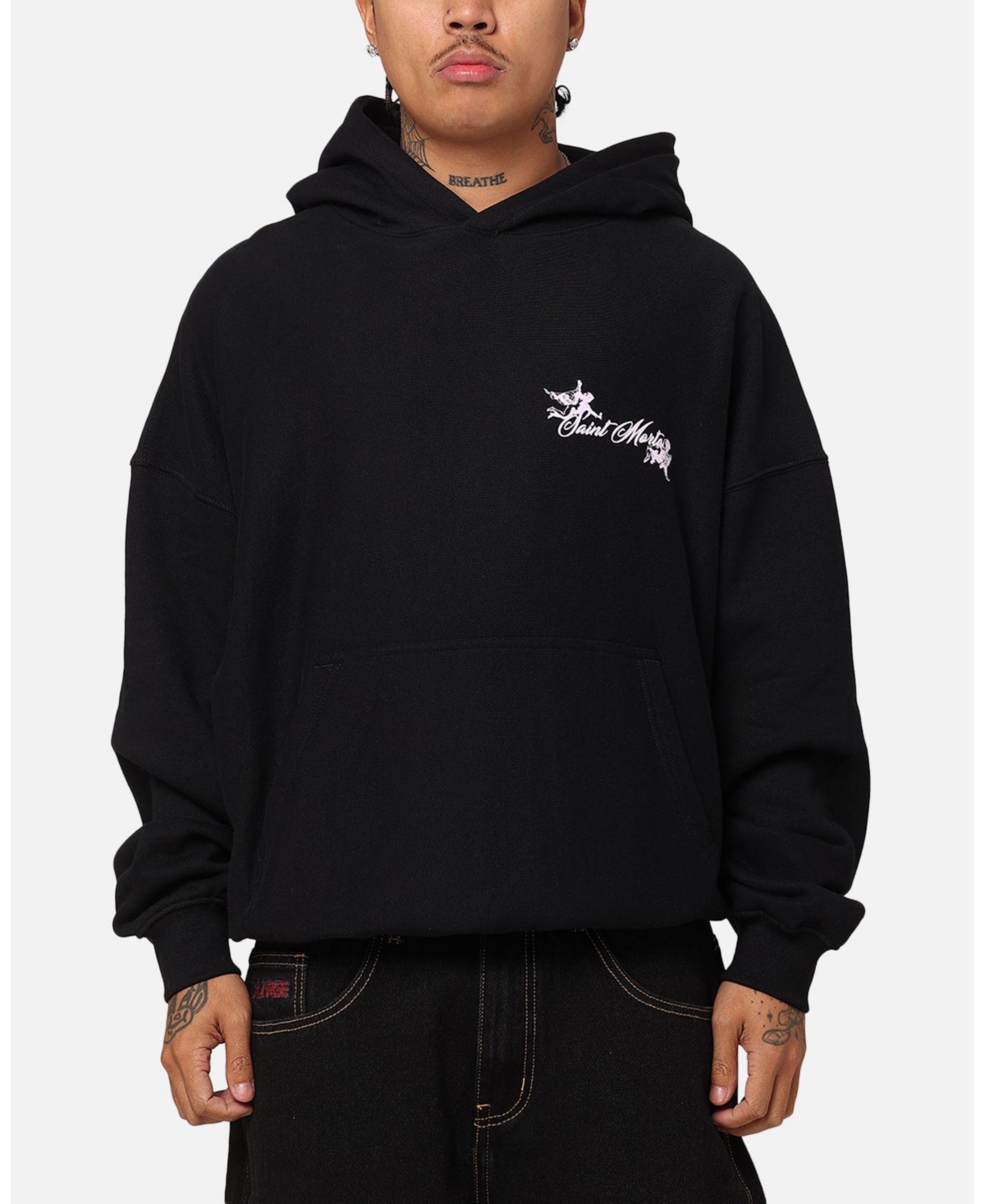 Click here for Saint Morta Mens Divine Living Hoodie Black prices