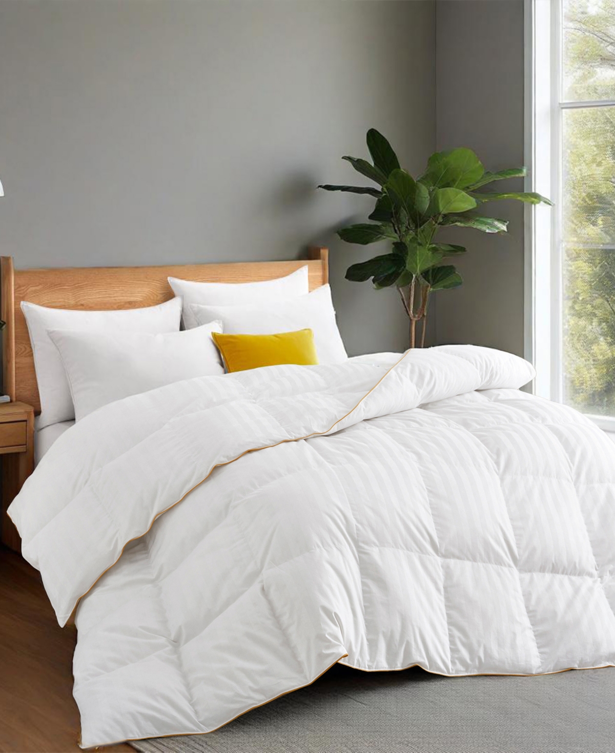 Click here for Unikome All Season Goose Feather Down Comforter  T... prices