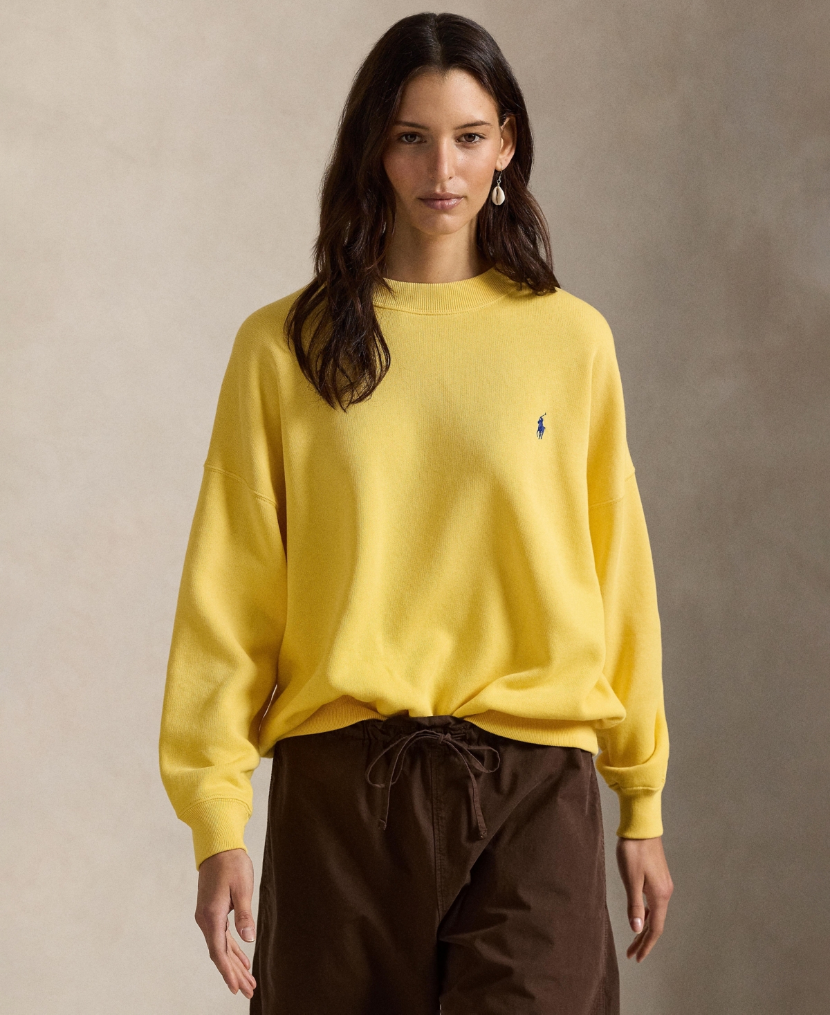 Click here for Polo Ralph Lauren Womens Fleece Crew Neck Sweatshi... prices