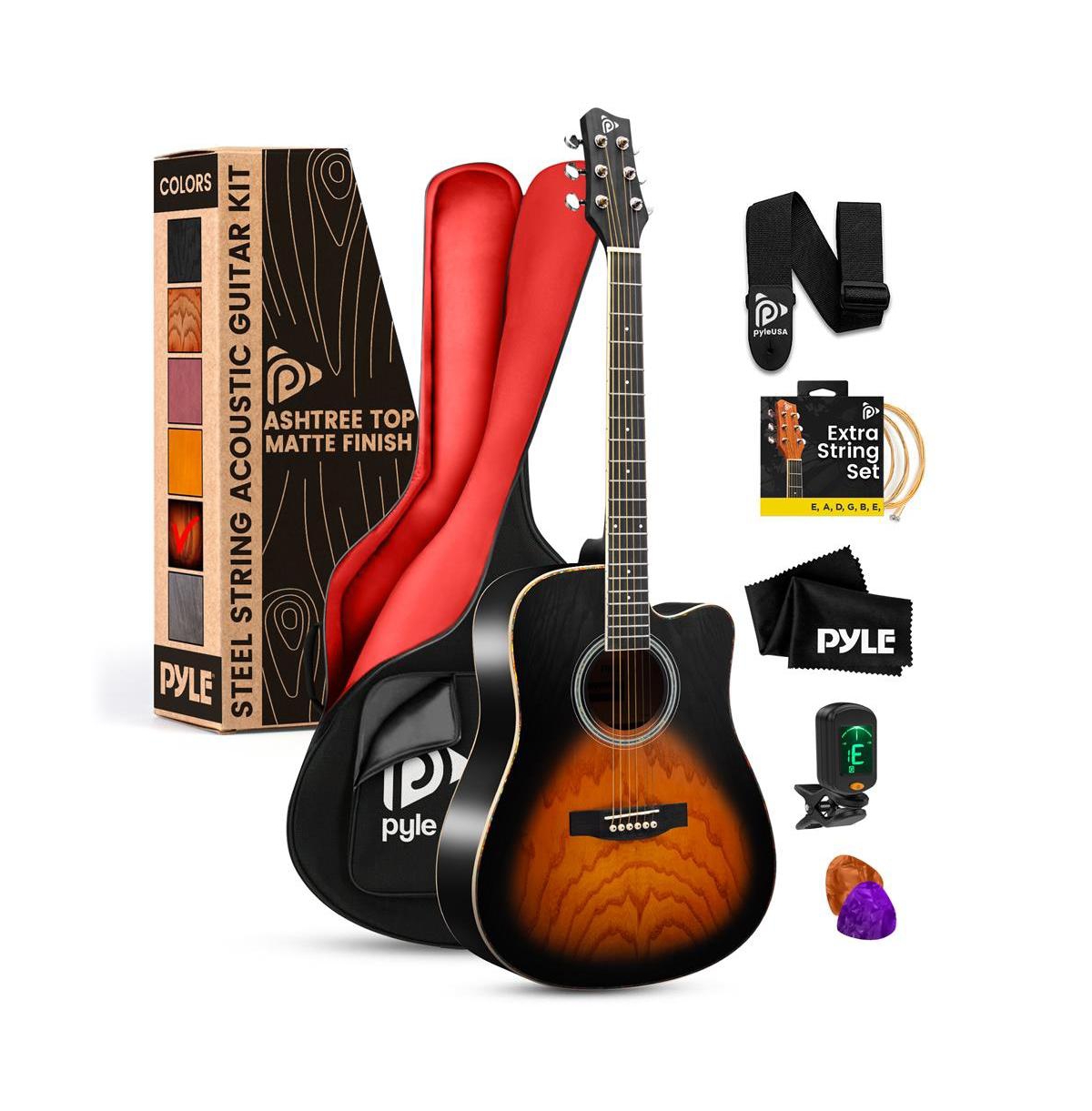 Click here for Pyle 41 Steel Strings Acoustic Guitar for Beginner... prices