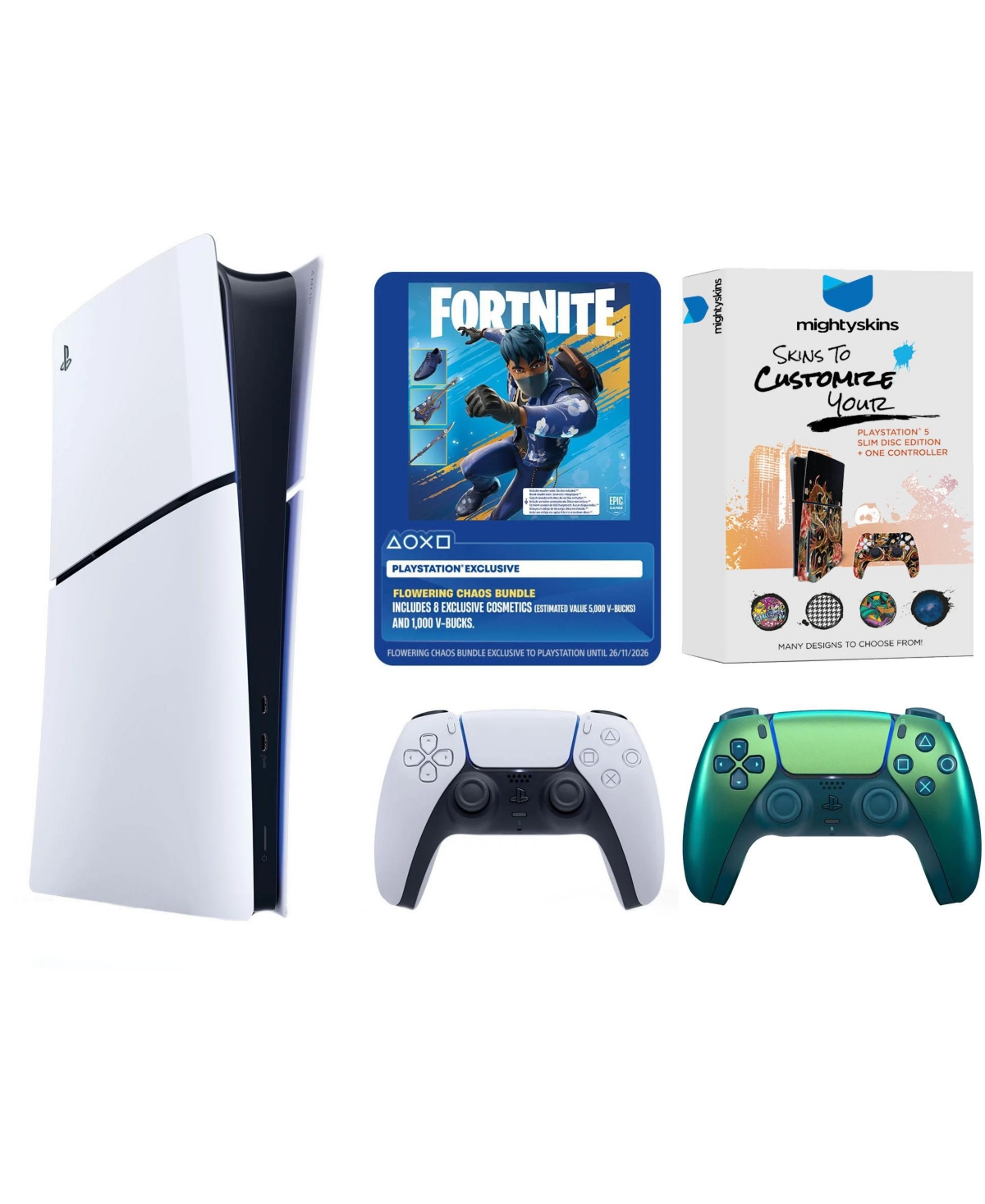 Click here for Sonny PS5 Disc Fortnite Chaos Bundle w/ Extra Cont... prices