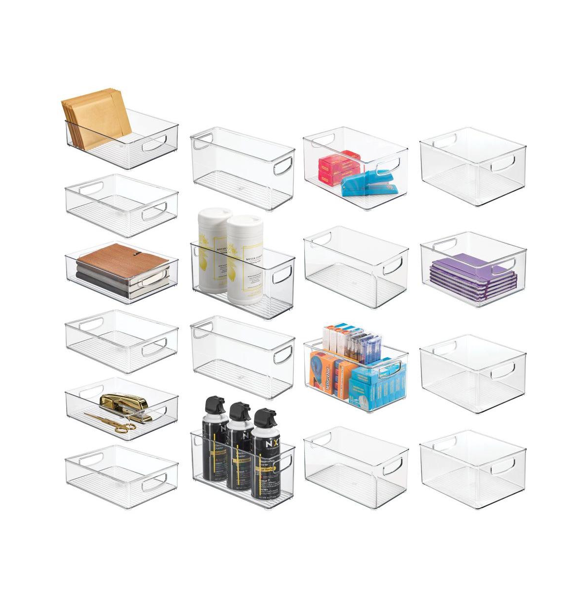 Click here for iDesign   18-Piece Clear Bin Organization Set - Cl... prices