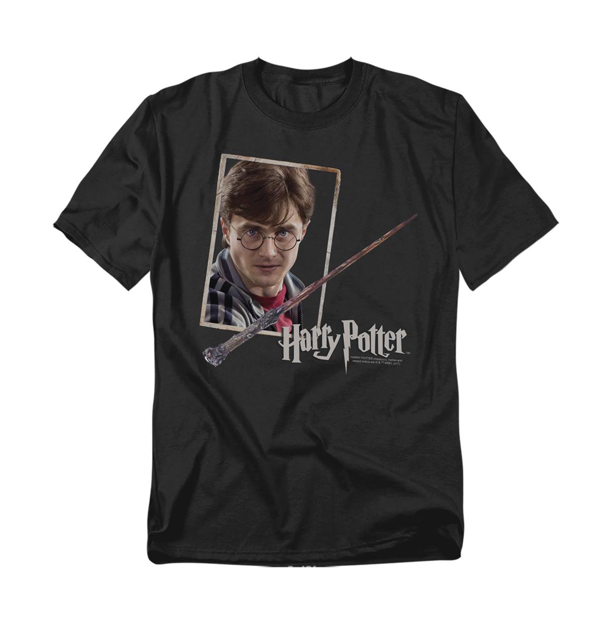 Click here for Harry Potter Big & Tall Harrys Wand Portrait T Shi... prices