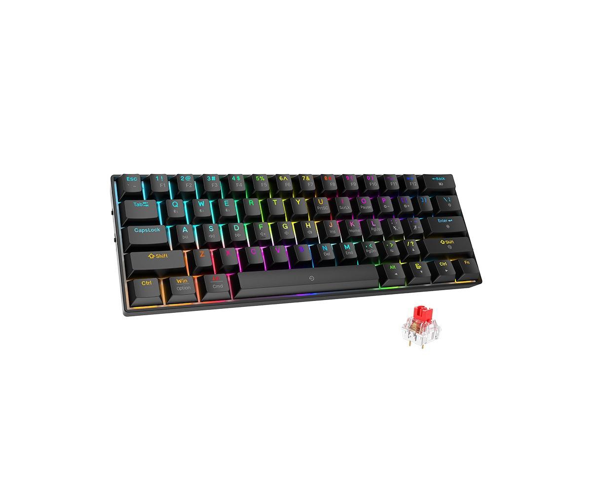 Click here for 61-key mechanical keyboard  tri-mode Bluetooth/wir... prices