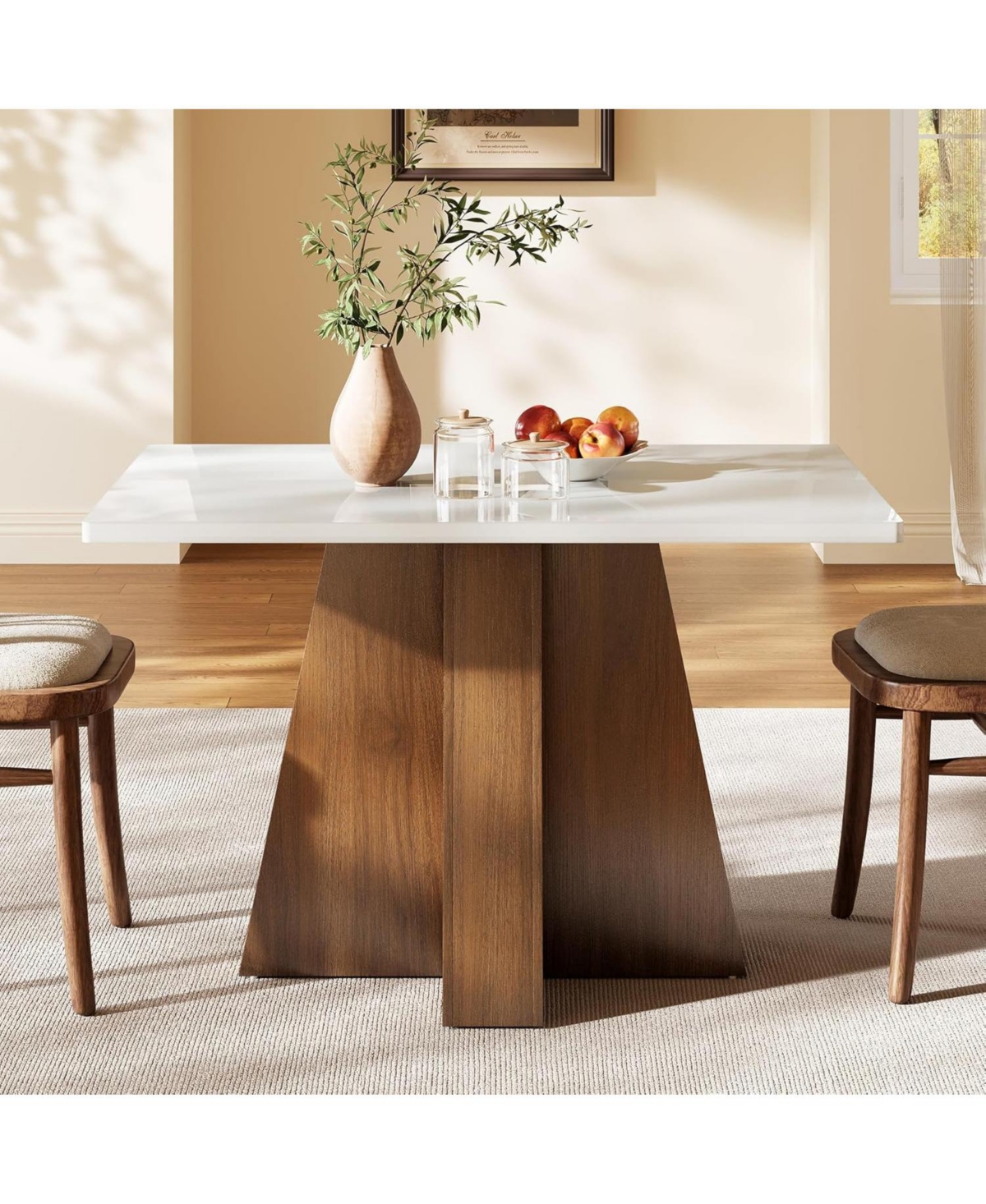 Click here for Tribesigns 47-Inch Kitchen Dining Table for 4-6 Wh... prices