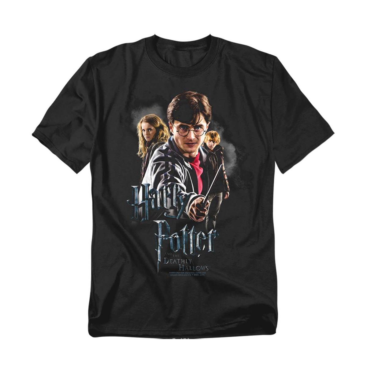 Click here for Harry Potter Mens Deathly Hollows Cast T Shirt - B... prices