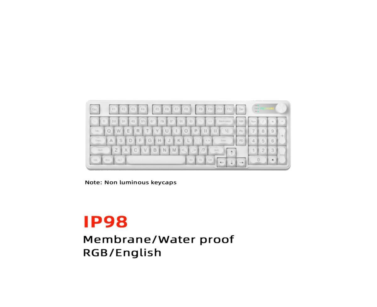 Click here for Risokeys Mechanical Feel Waterproof Gaming Keyboar... prices