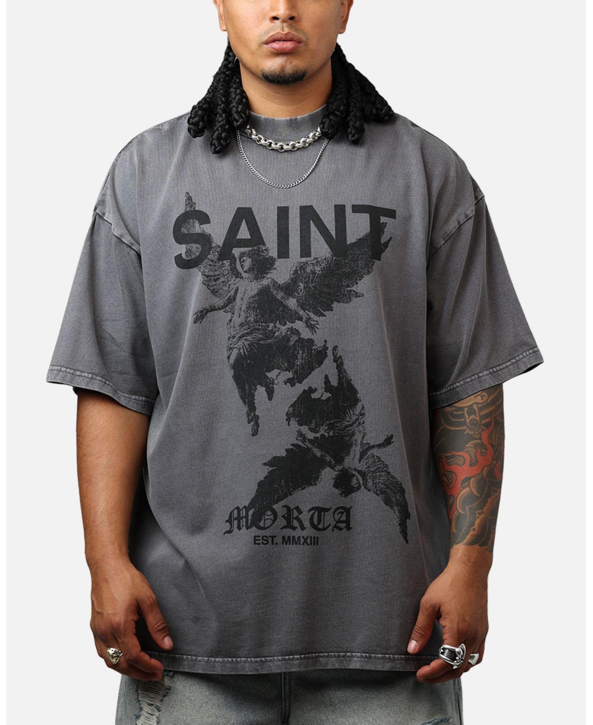 Click here for Saint Morta Mens Heavens Mock T-Shirt prices