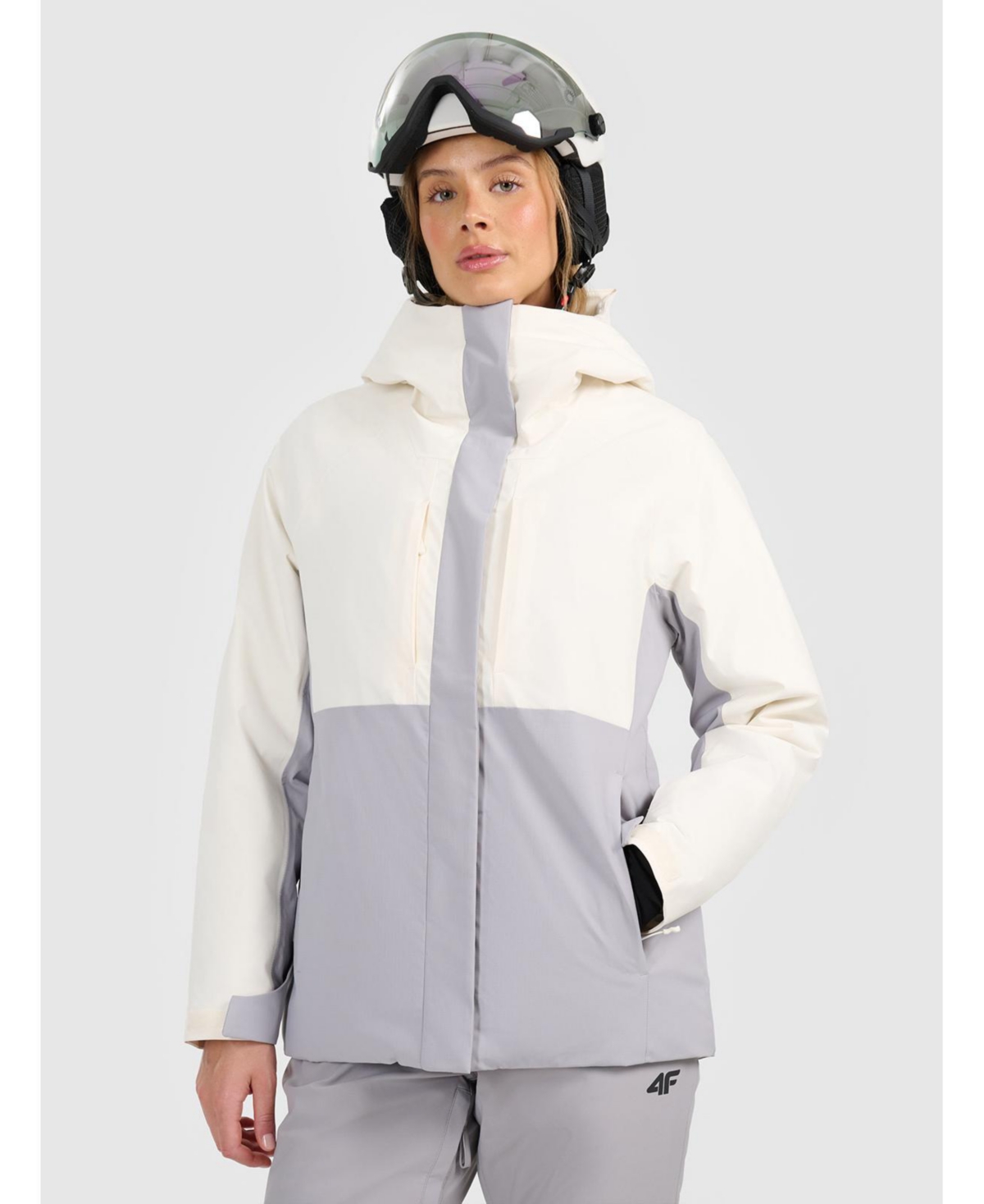 Click here for 4F Womens ski jacket membrane 8000 - White prices