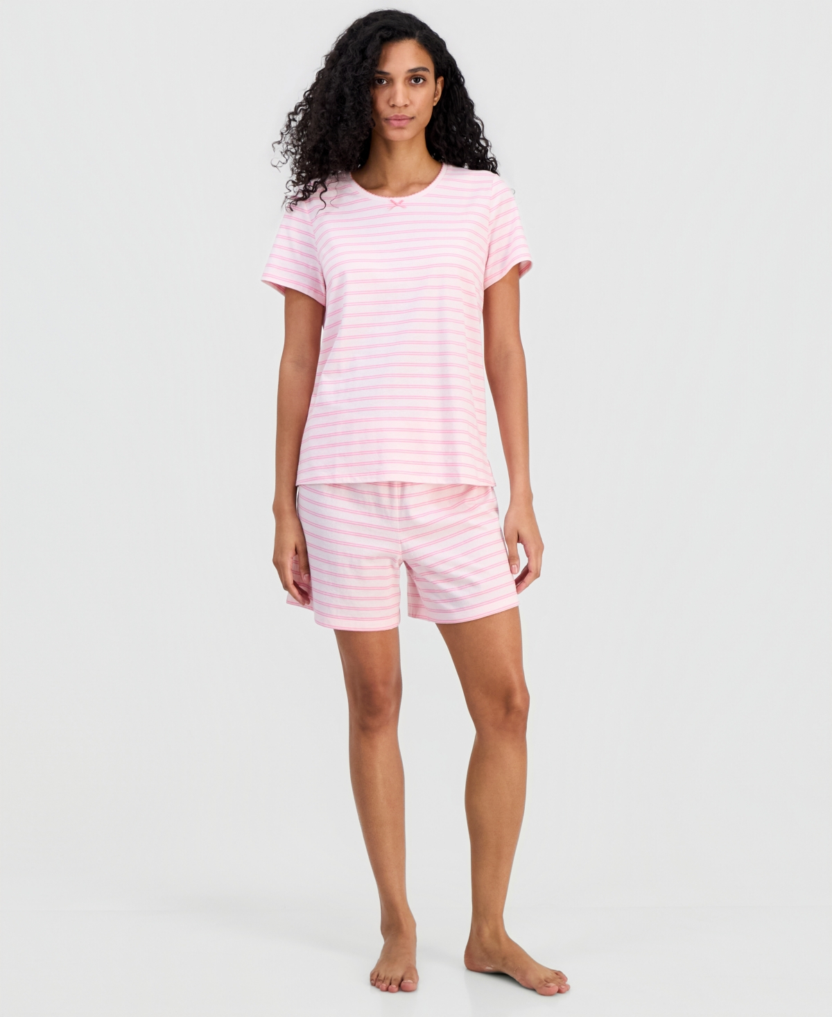 Click here for Charter Club Womens Short-Sleeve Pajamas Set  Crea... prices