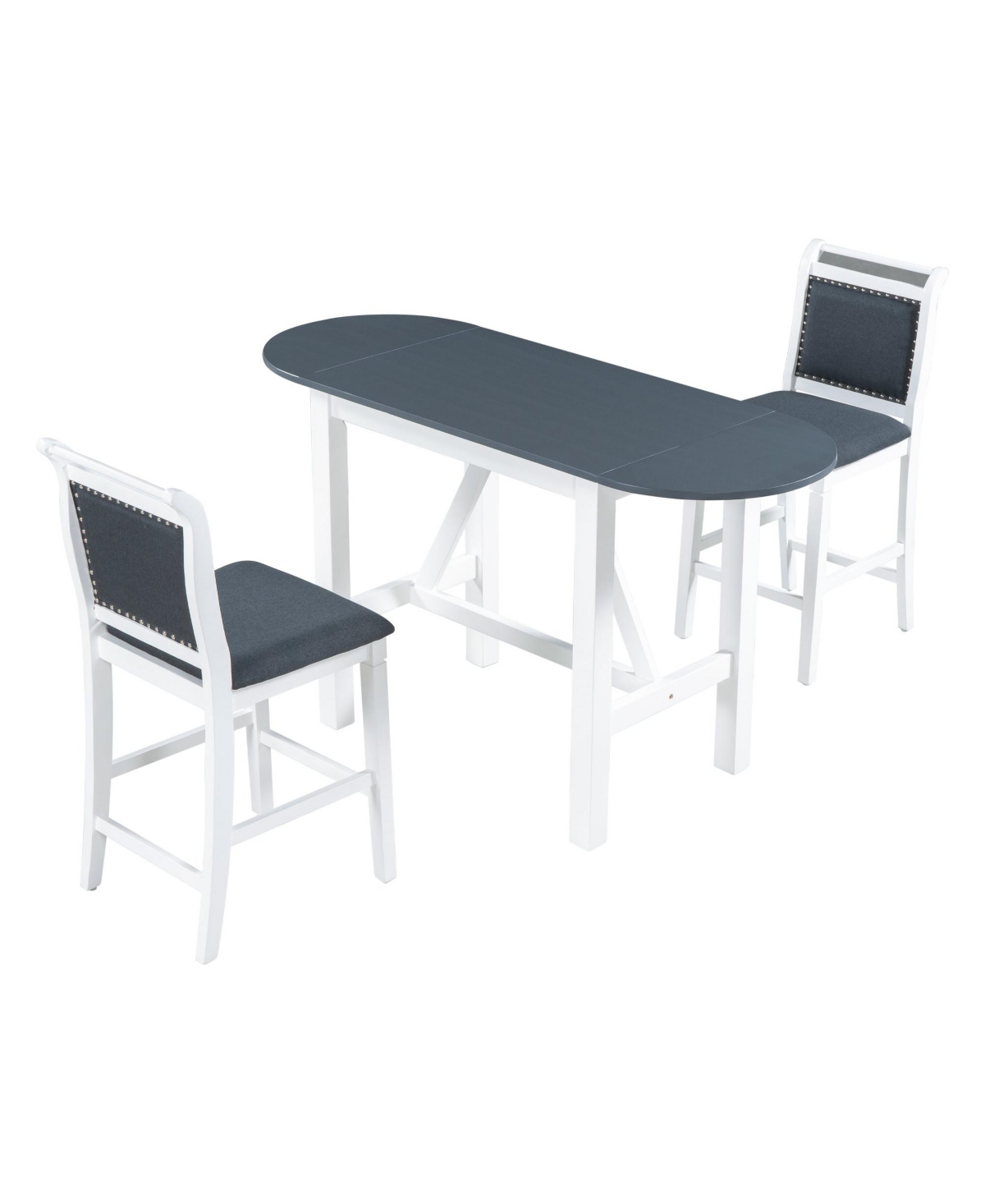 Click here for Clihome 3-Piece Wood Counter Height Drop Leaf Dini... prices