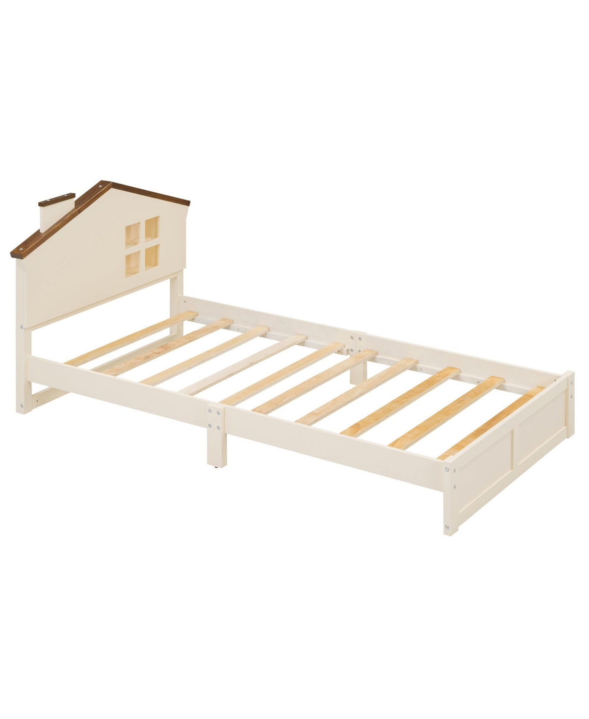Click here for Boyel Living Twin Size Wood Platform Bed with Hous... prices