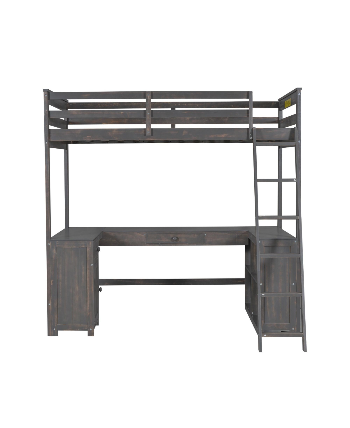 Click here for Boyel LivingTwin Size Loft Bed with U-shaped Desk... prices