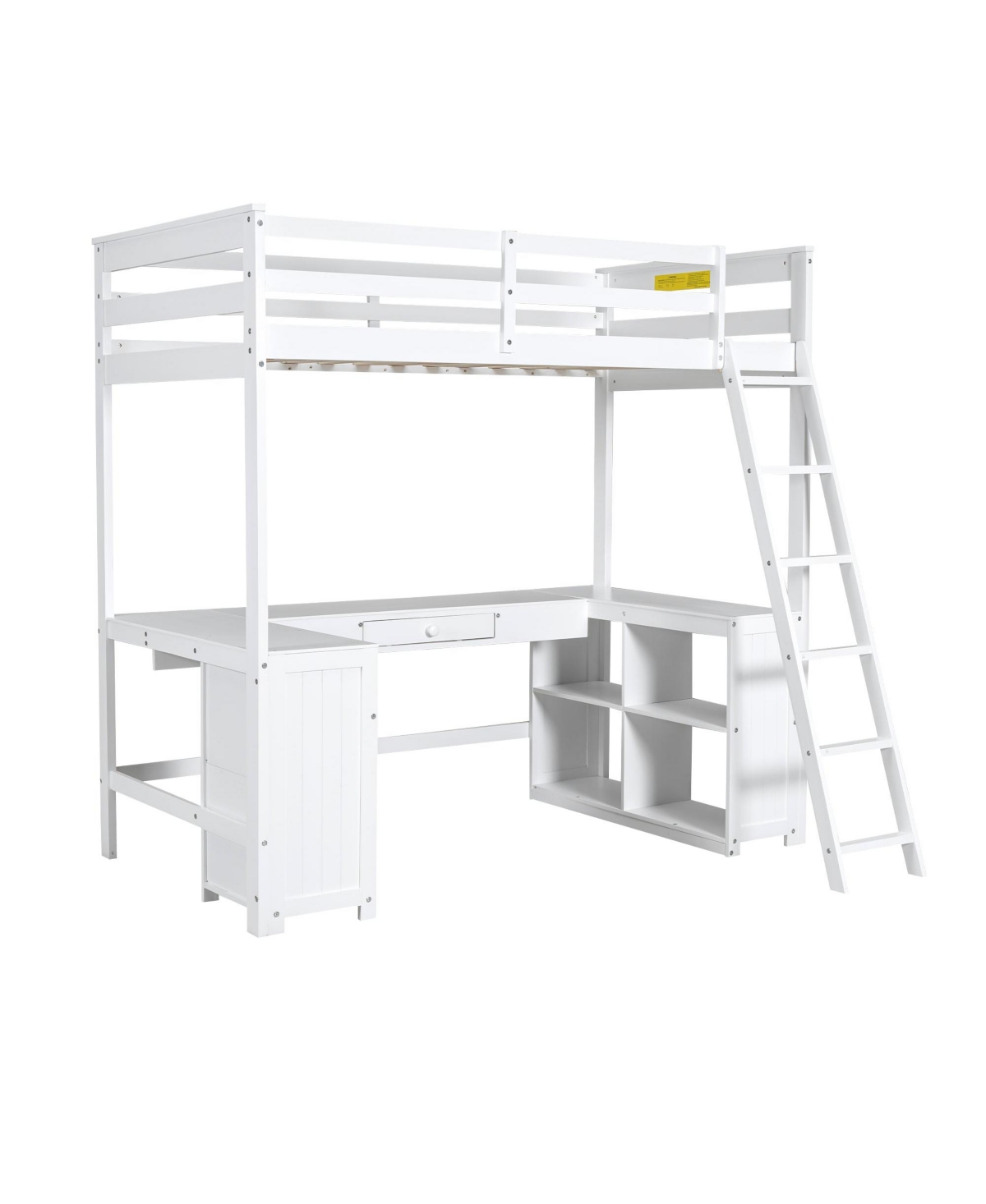 Click here for Boyel LivingTwin Size Loft Bed with U-shaped Desk... prices