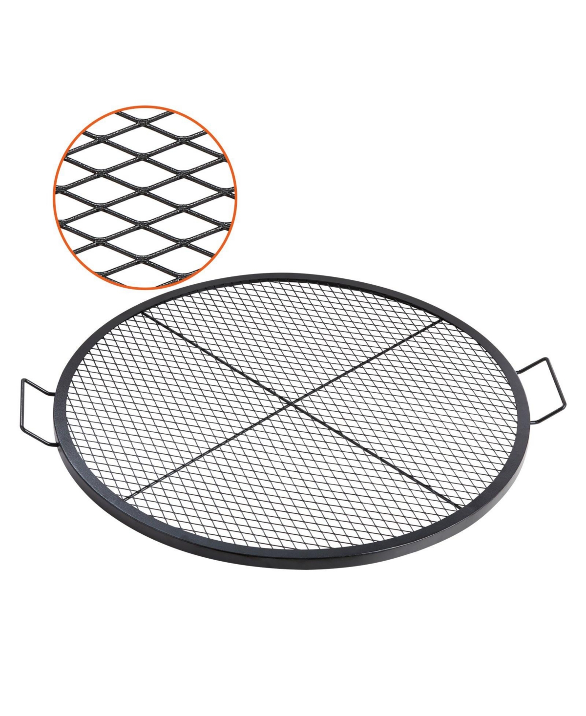 Click here for Ecooso 36" Round X-Marks Fire Pit Grill Grate... prices