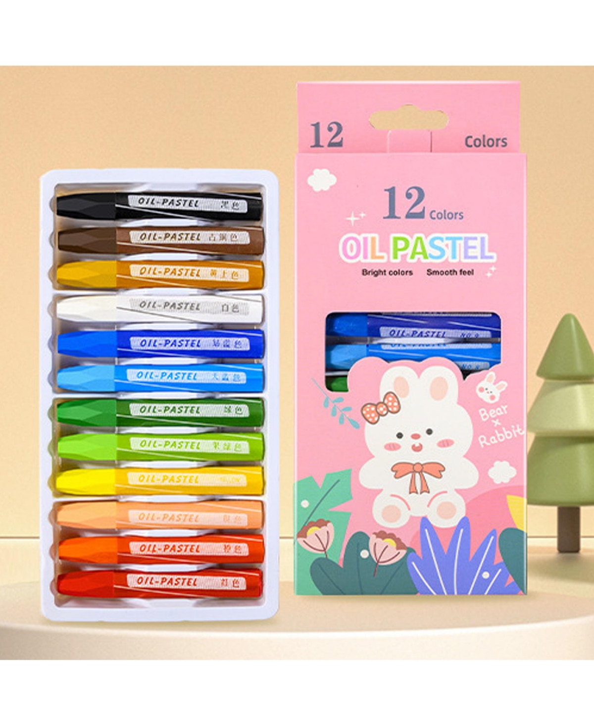 Click here for Htutwoo 12 Colors Oil Pastel Crayons  Kid Graffiti... prices