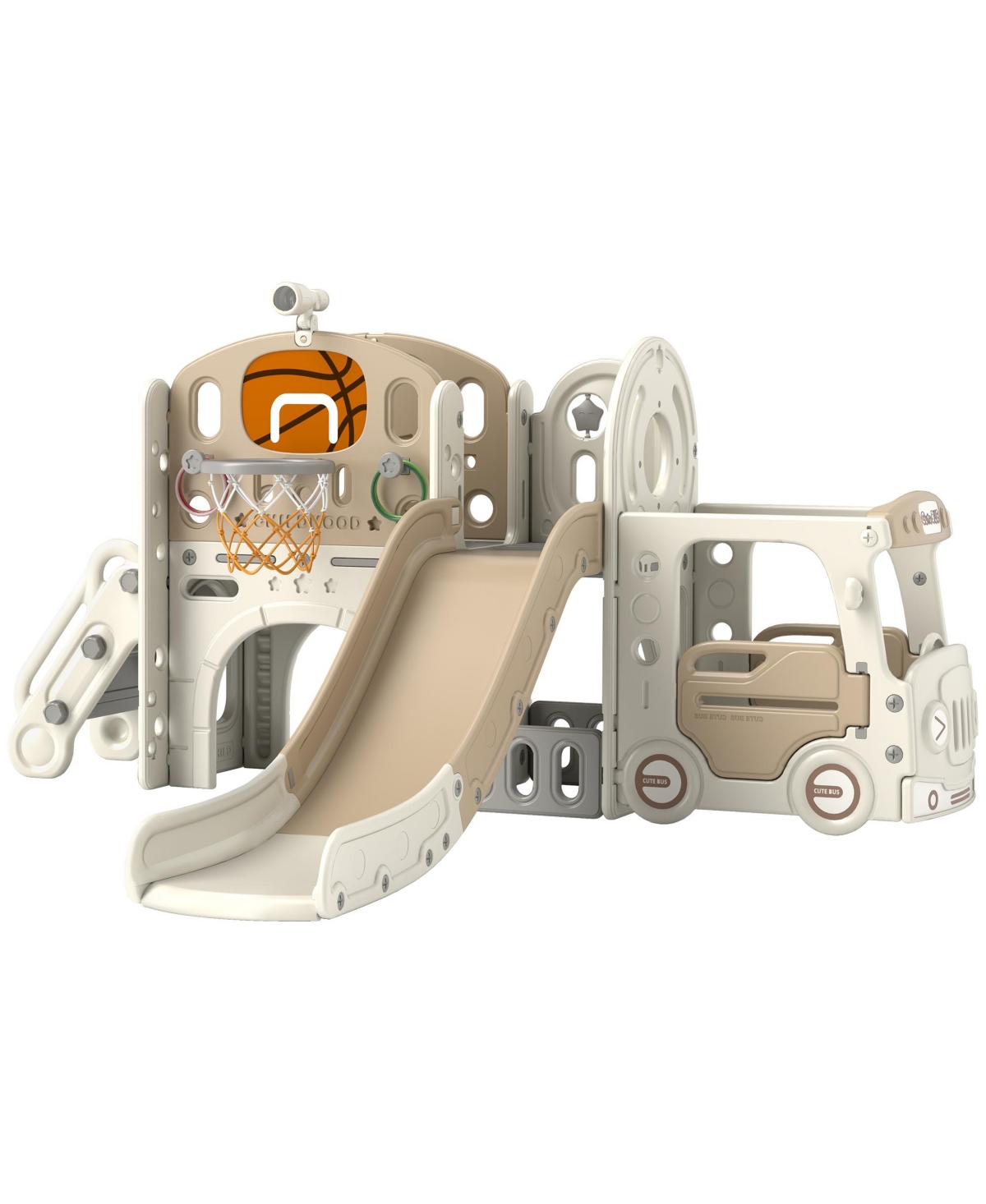 Click here for Qaba Toddler 9 in 1 Slide Ages 1-6 with Car Design... prices