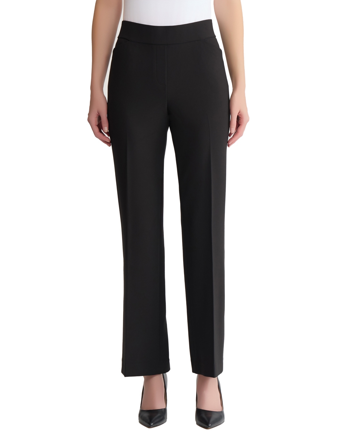 Click here for Jones New York Womens Mid-Rise Diagonal Trousers -... prices