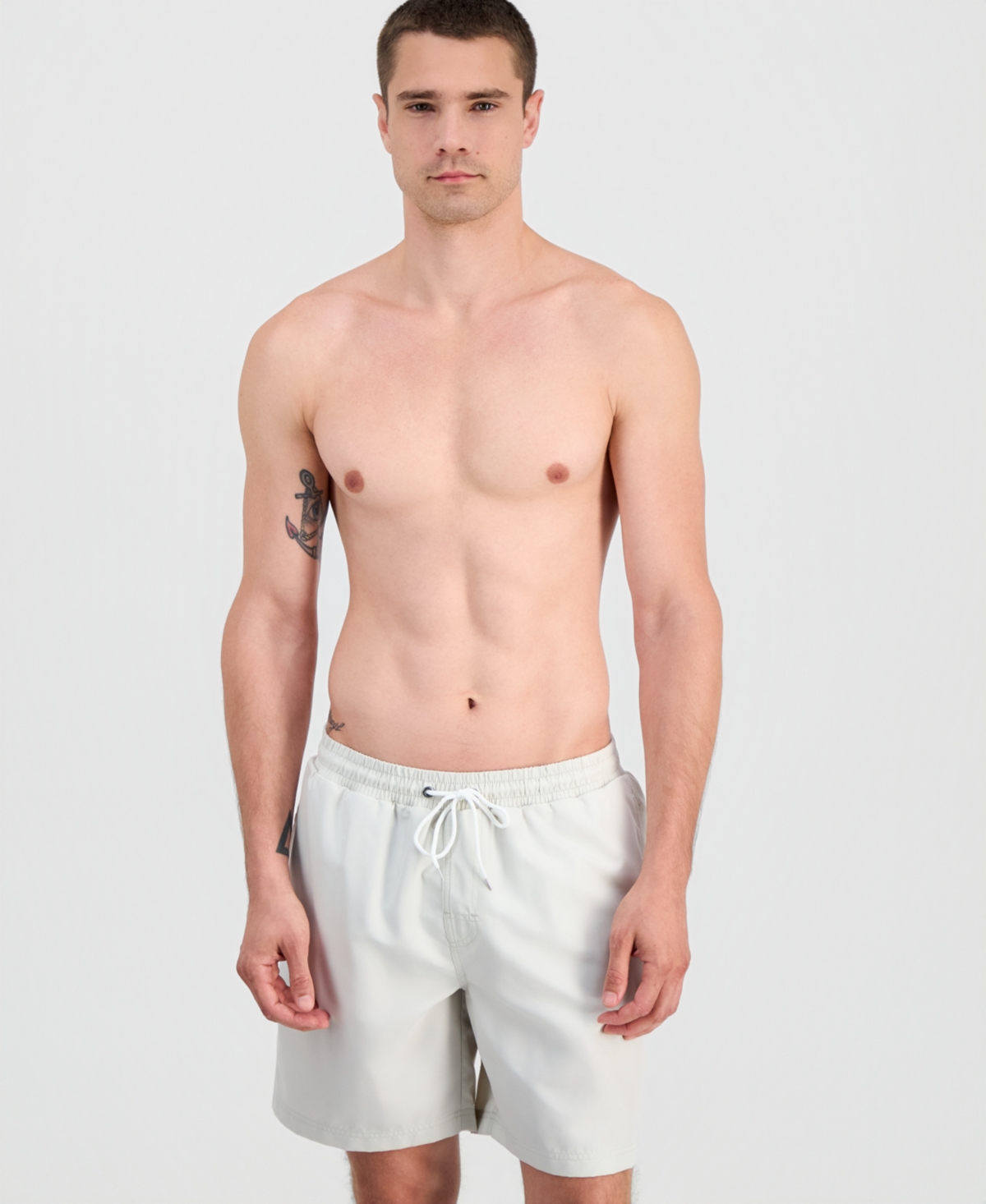 Click here for Club Room Mens Quick-Dry Performance Solid 7 Swim... prices