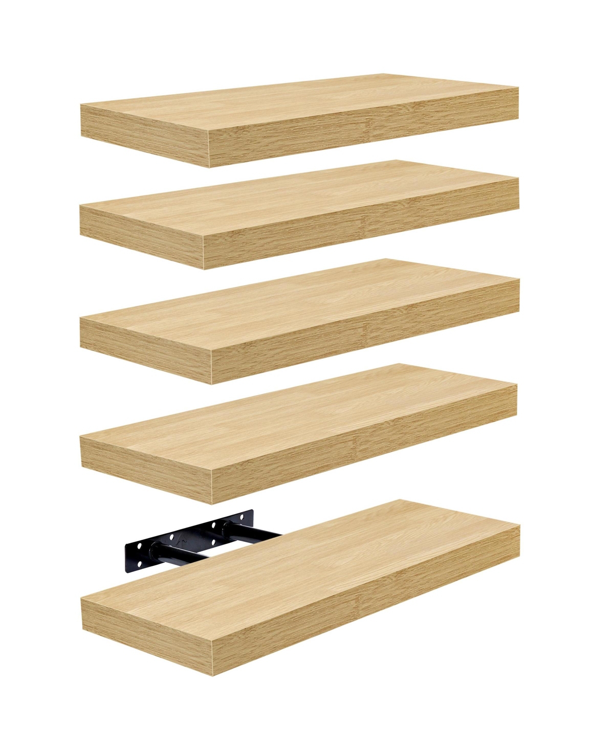 Click here for 5 Pack 16 Inch Sorbus Long Floating Wall Shelves f... prices