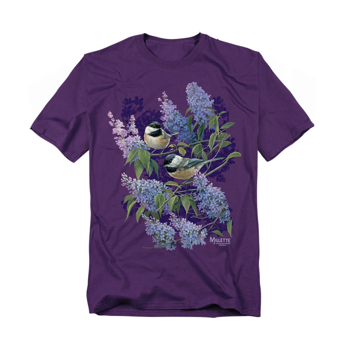 Click here for Wild Wings Big & Tall Chickadees and Lilacs T Shir... prices