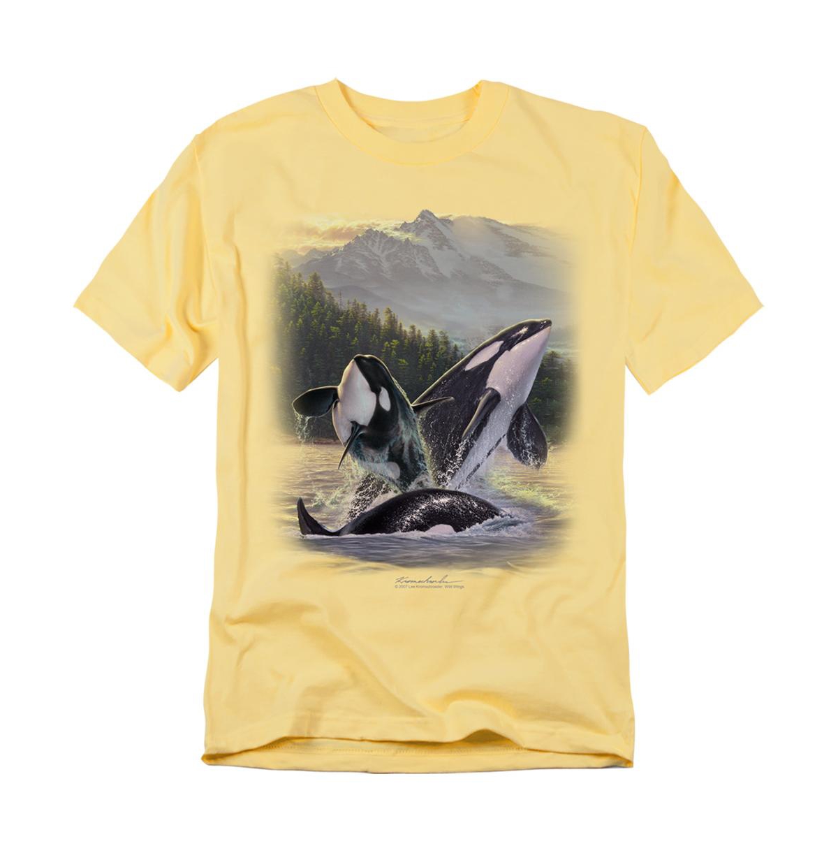 Click here for Wild Wings Mens Wildlife Breaching Orcas T Shirt -... prices