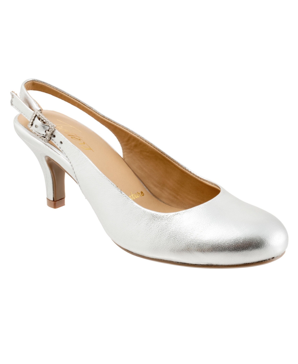 Click here for Trotters Womens Lexi Bridal Pump - Silver prices