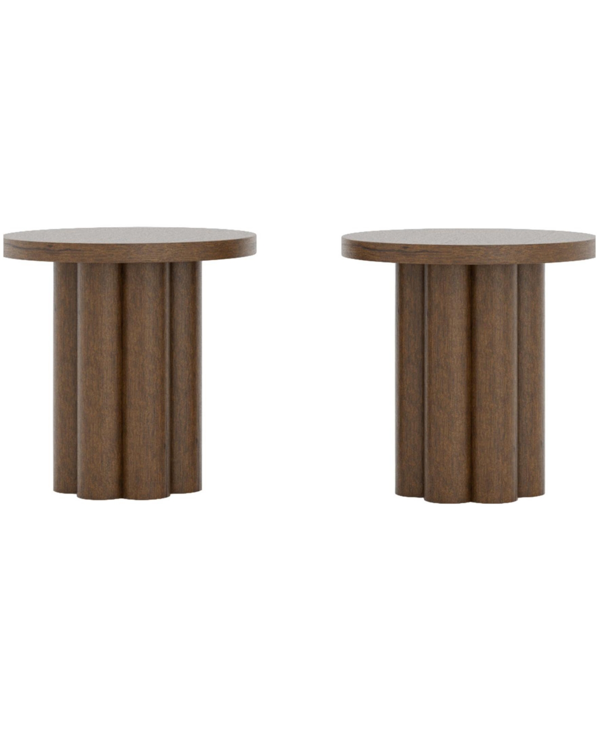 Click here for Furniture Santa Cruz 2-Pc. End Table Set - Whiskey... prices