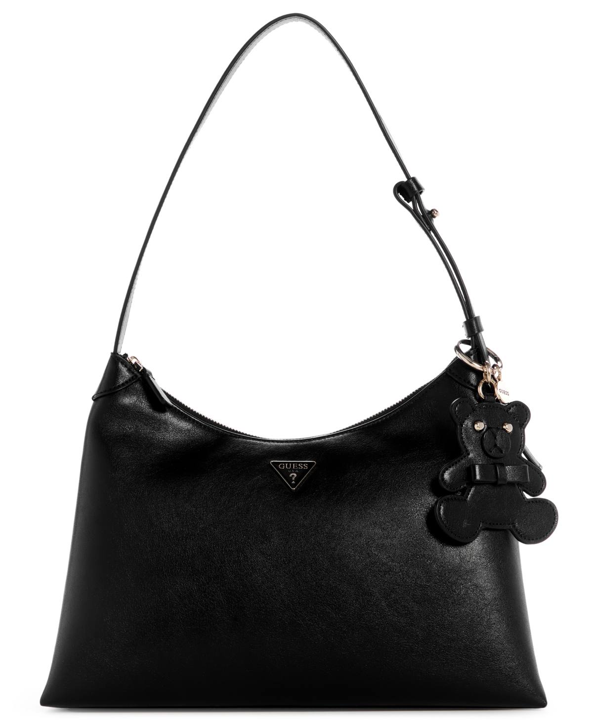 Click here for Guess Kassie Top Zip Medium Hobo Handbag - Black prices