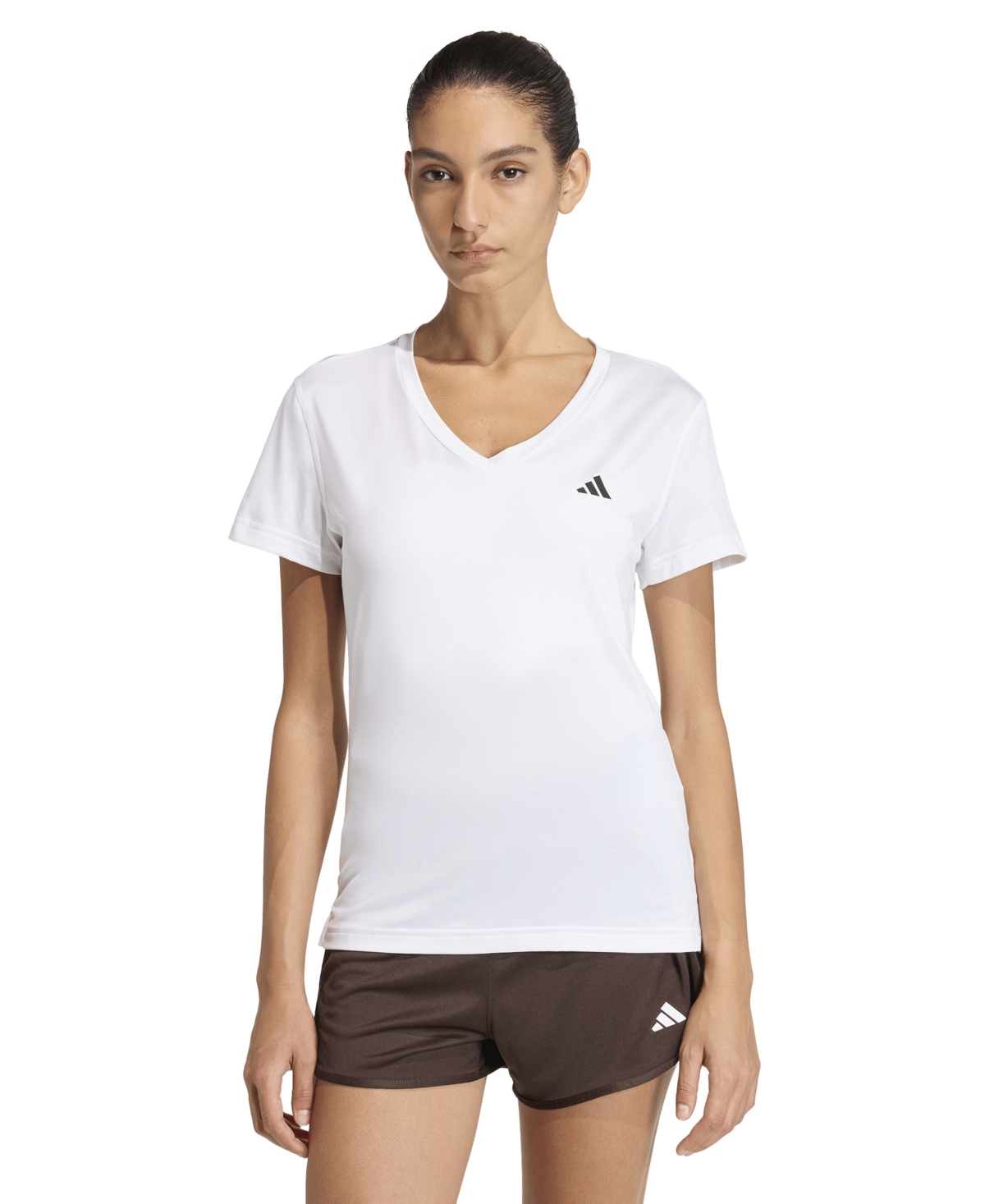 Click here for adidas Womens Workout Essentials V-Neck T-Shirt -... prices