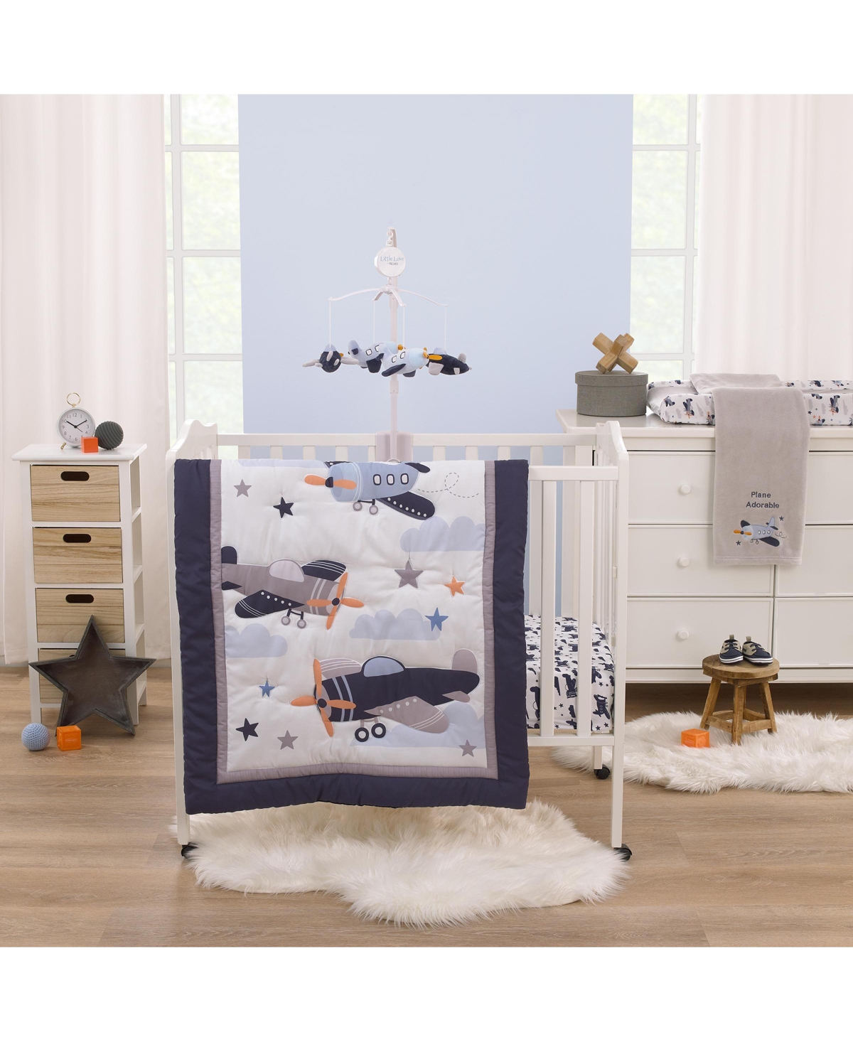 Click here for NoJo Little Love by Soar High Little One Navy  Lig... prices