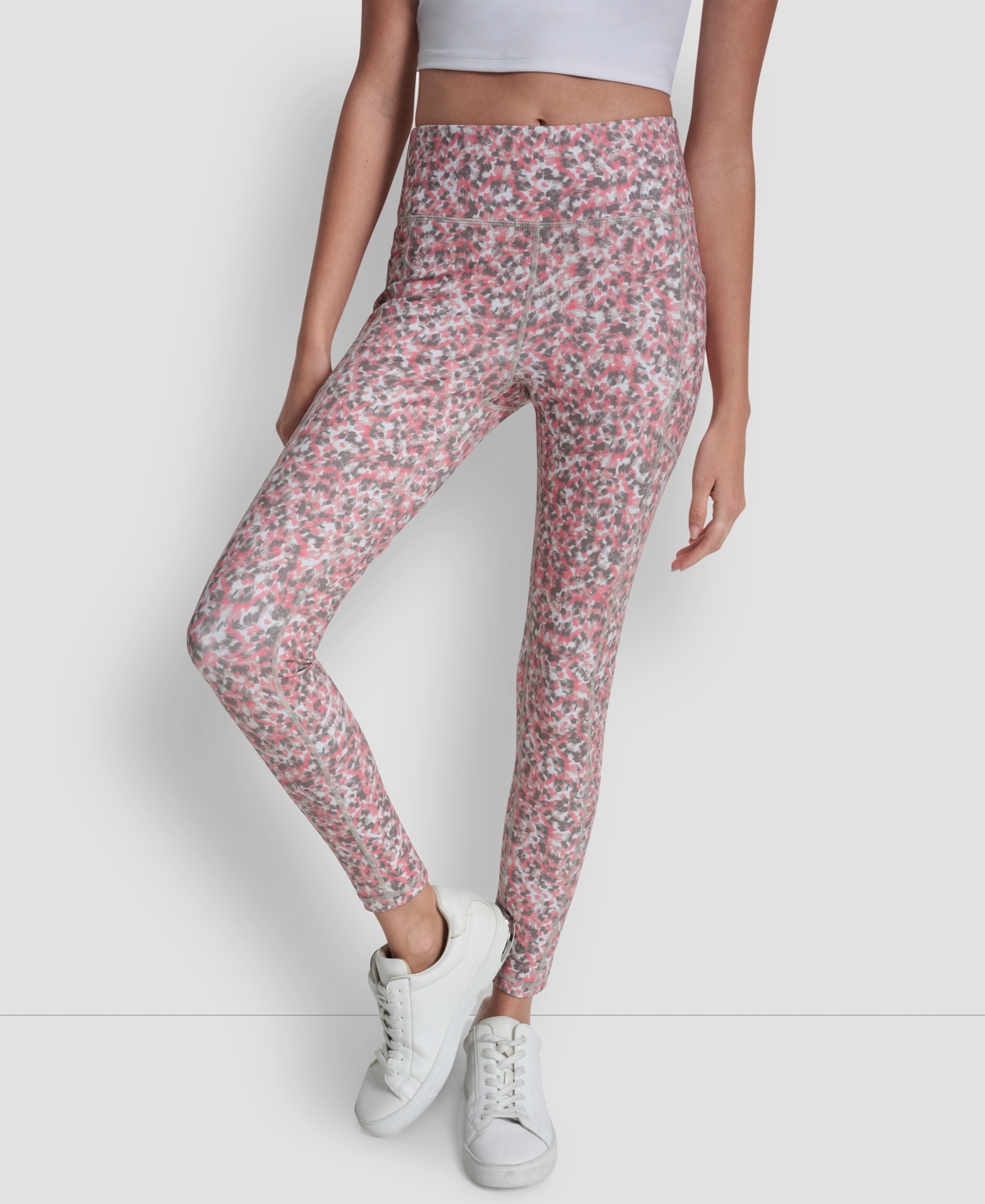 Click here for Dkny Womens Printed High-Wasit Fitness Tights - Bo... prices
