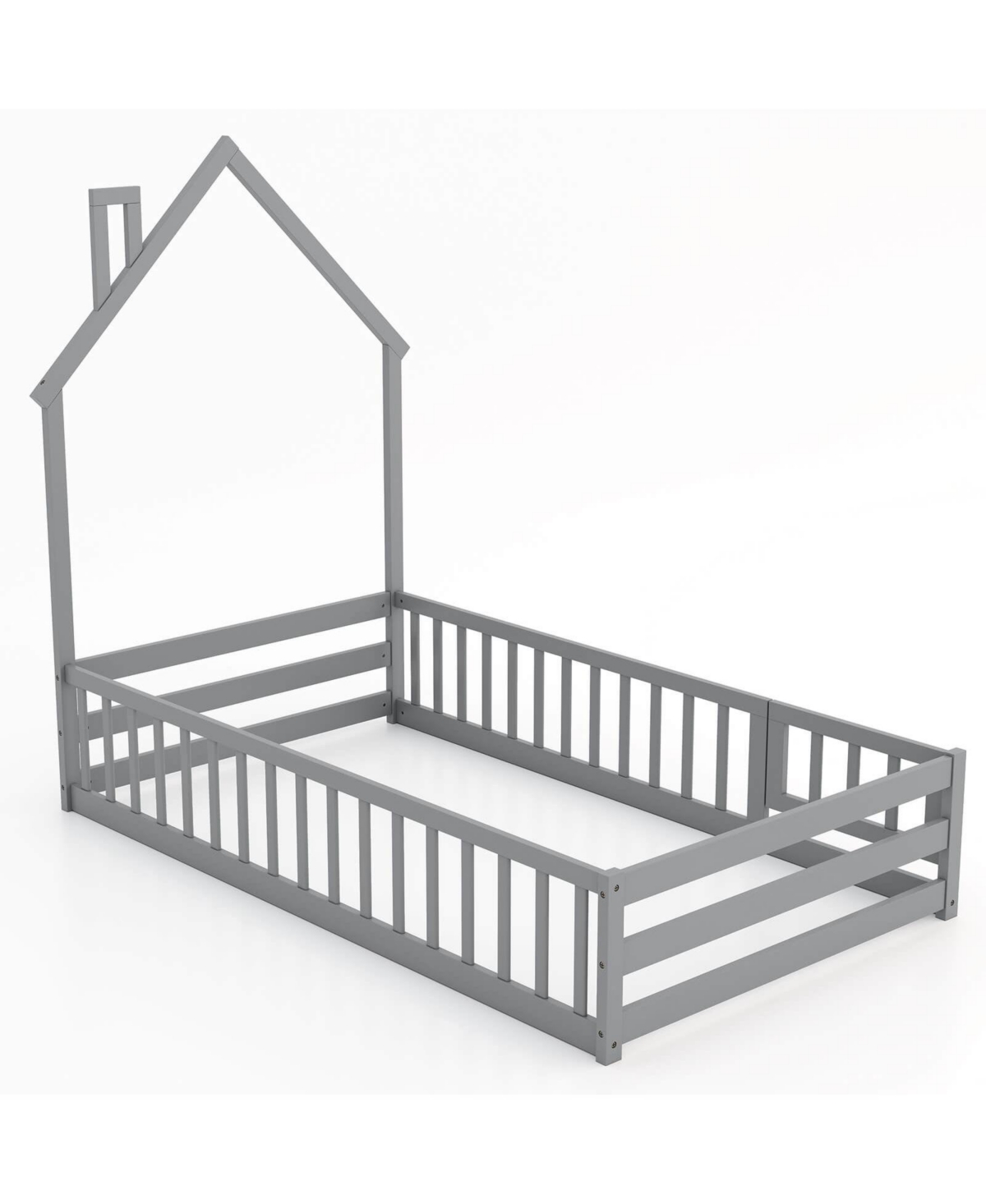 Click here for Costway Twin Size Montessori Floor Bed for Toddler... prices