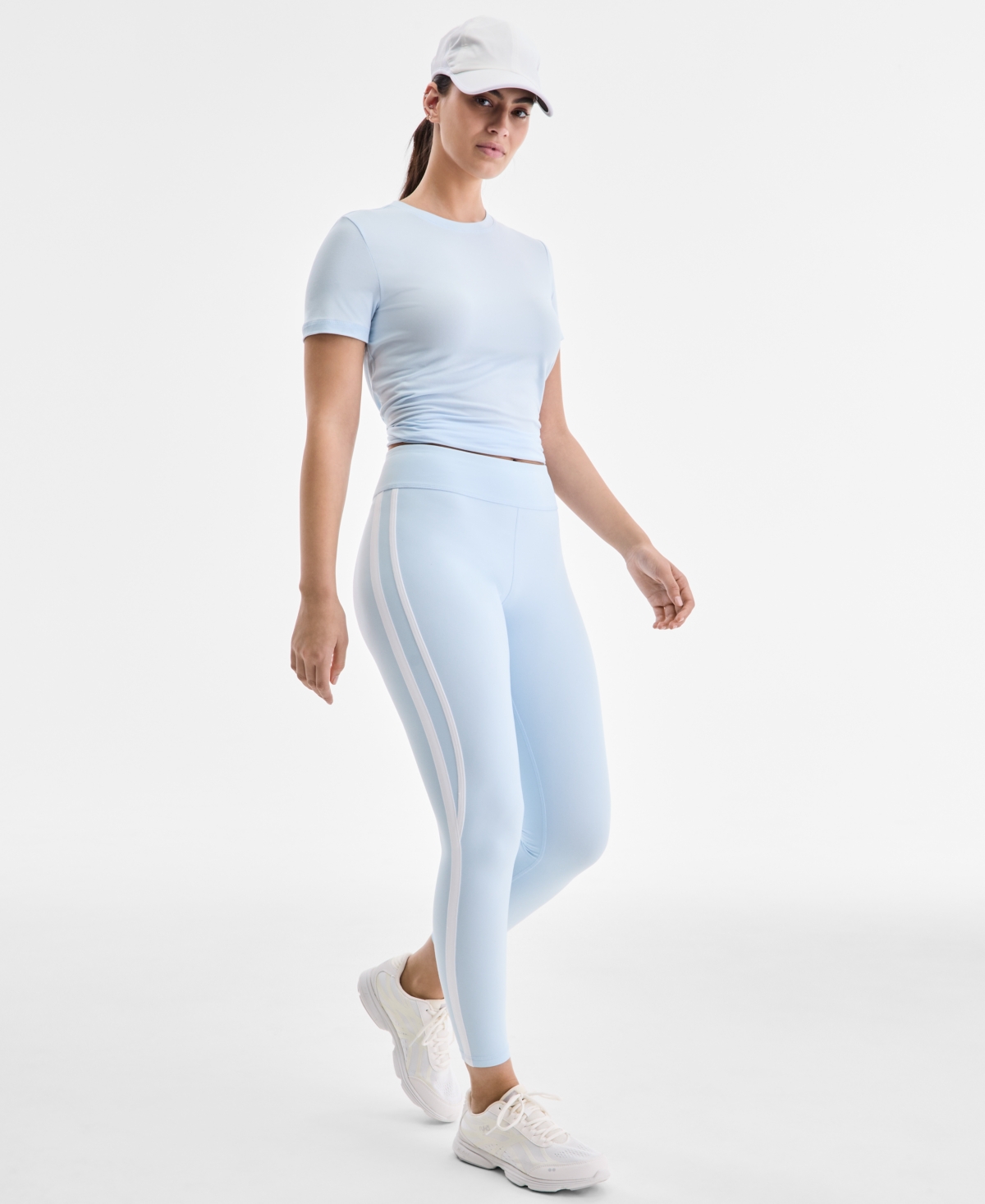 Click here for Id Ideology Womens Studio Side-Stripe Leggings  Ma... prices