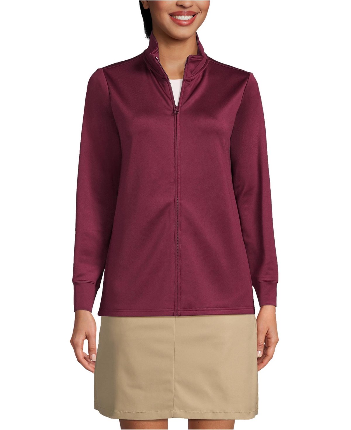 Click here for Lands End Womens Active Performance Full Zip Jacke... prices