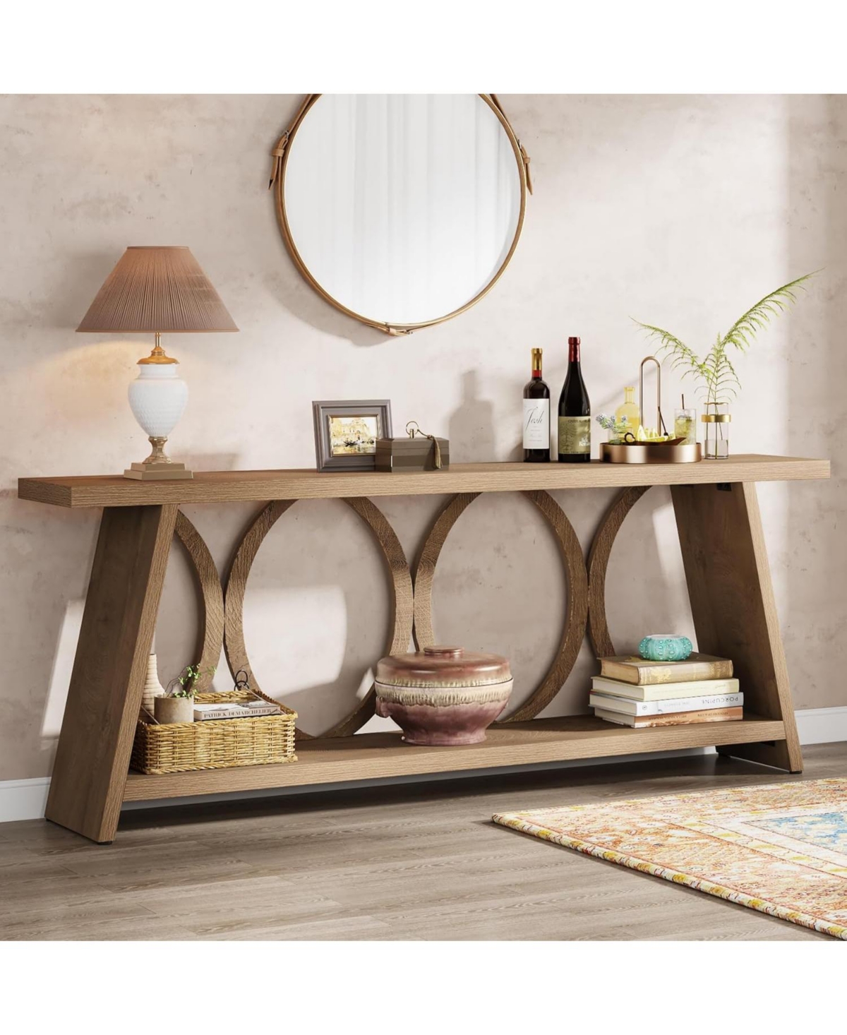 Click here for Tribesigns 70.9 inch Extra Long Console Table  Far... prices