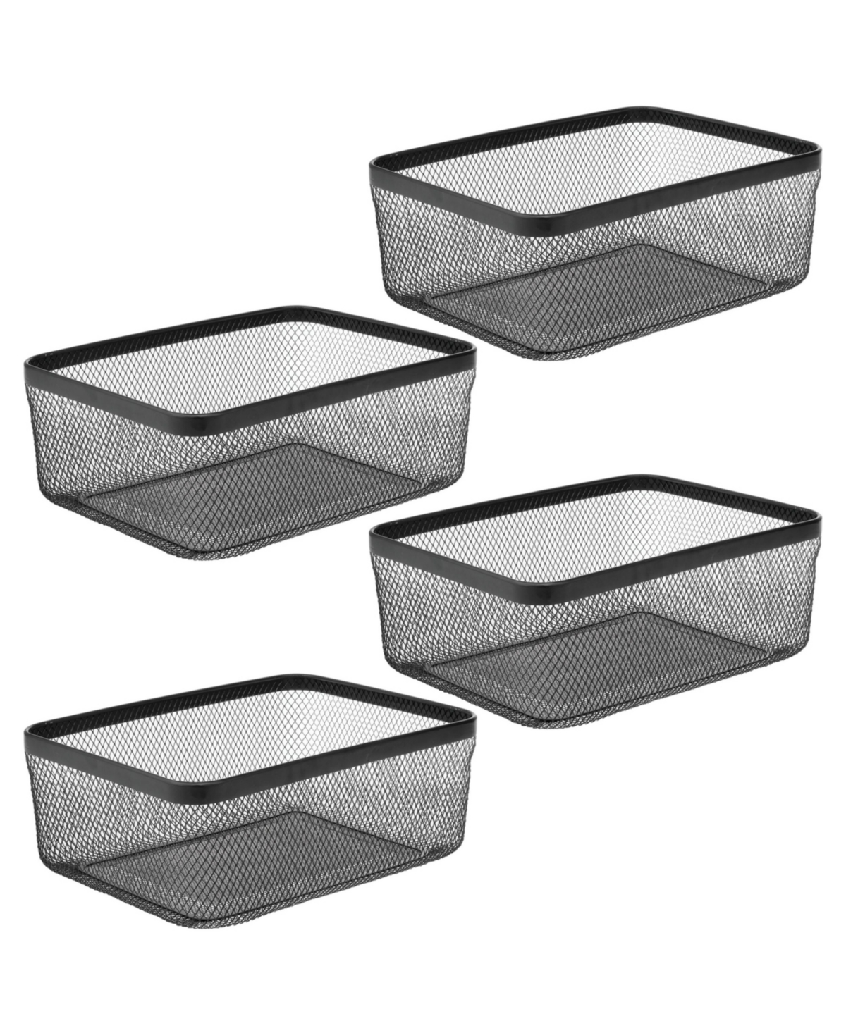 Click here for mDesign Metal Mesh Pantry Basket for Kitchen Stora... prices