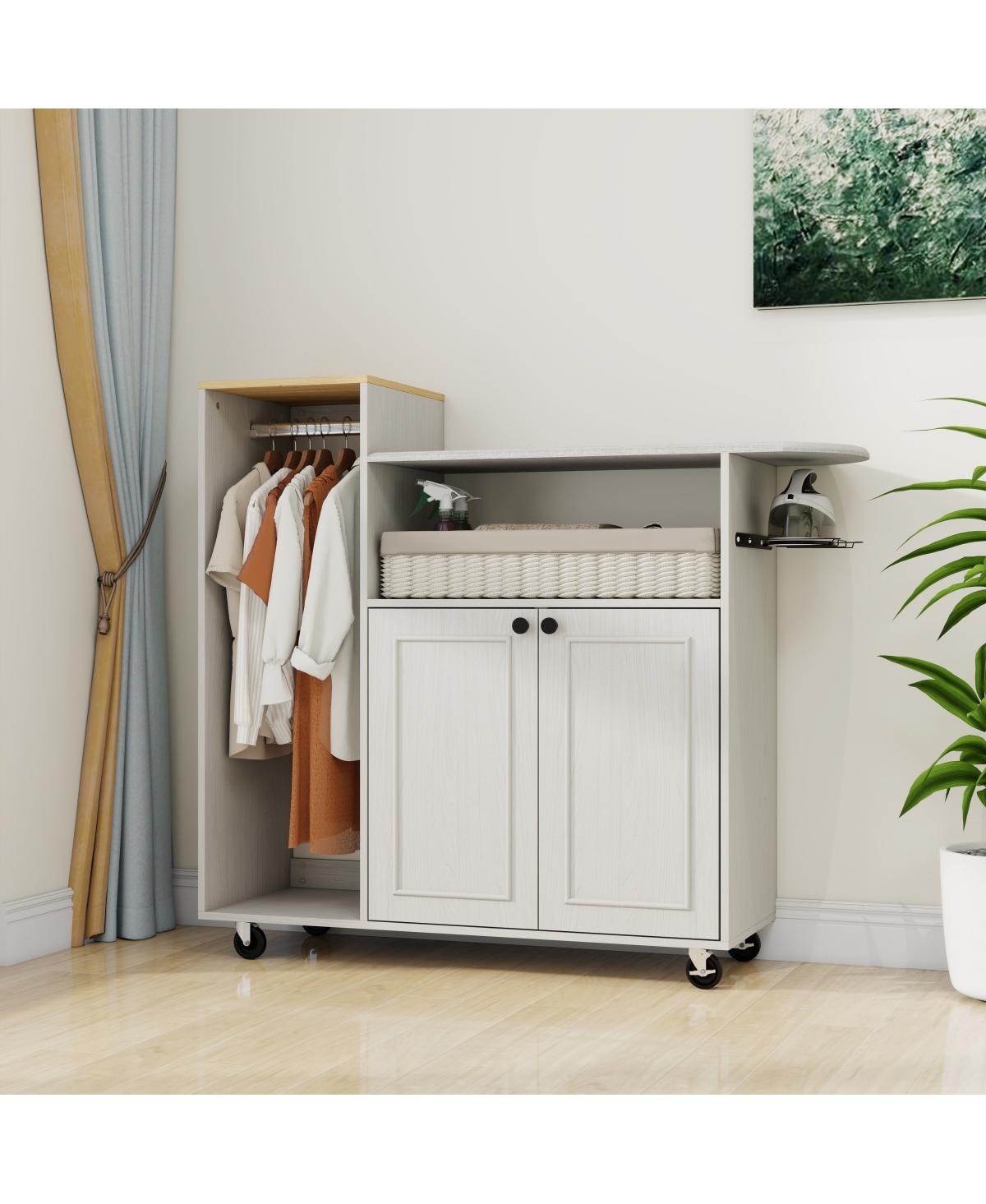 Click here for Streamdale Furniture Ironing Cart with Rolling Boa... prices