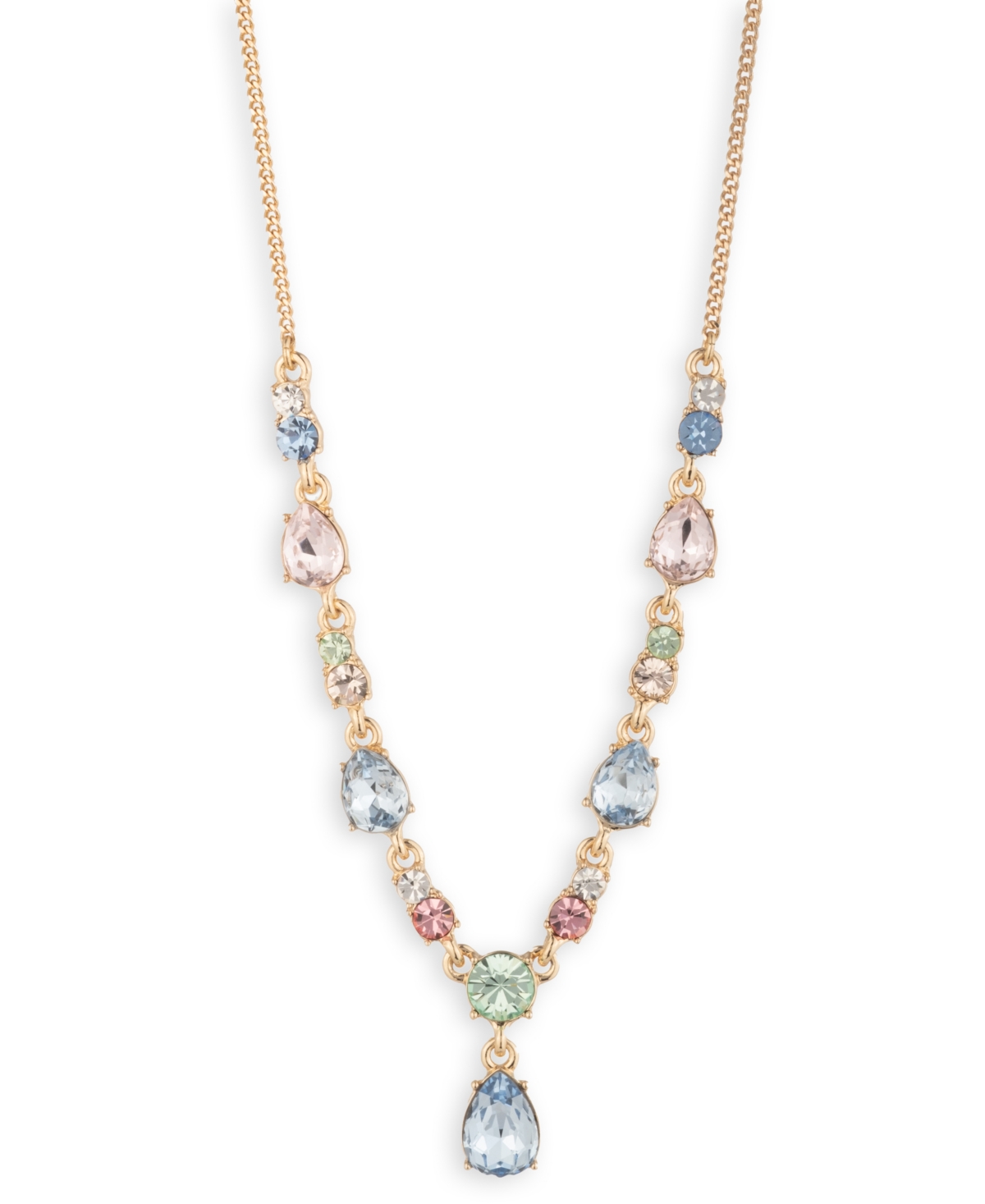 Click here for Givenchy Multi Stone Gold-Tone Pendant Necklace -... prices