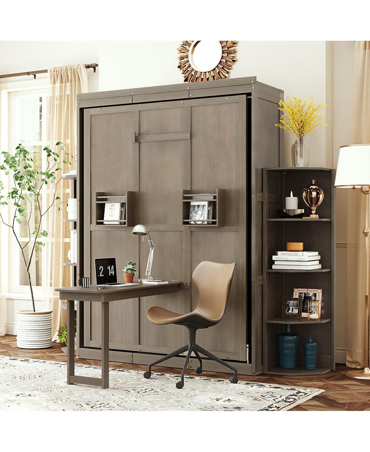 Click here for Streamdale Furniture Rotating Queen Murphy Bed wit... prices