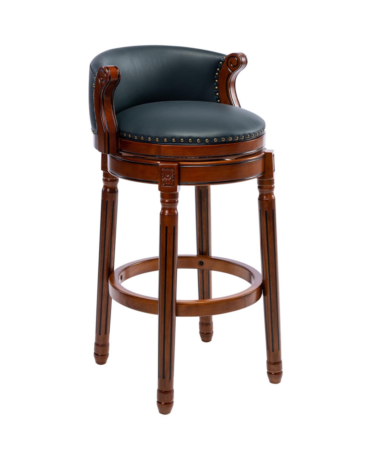 Click here for Streamdale Furniture Cow Leather Swivel Bar Stool... prices