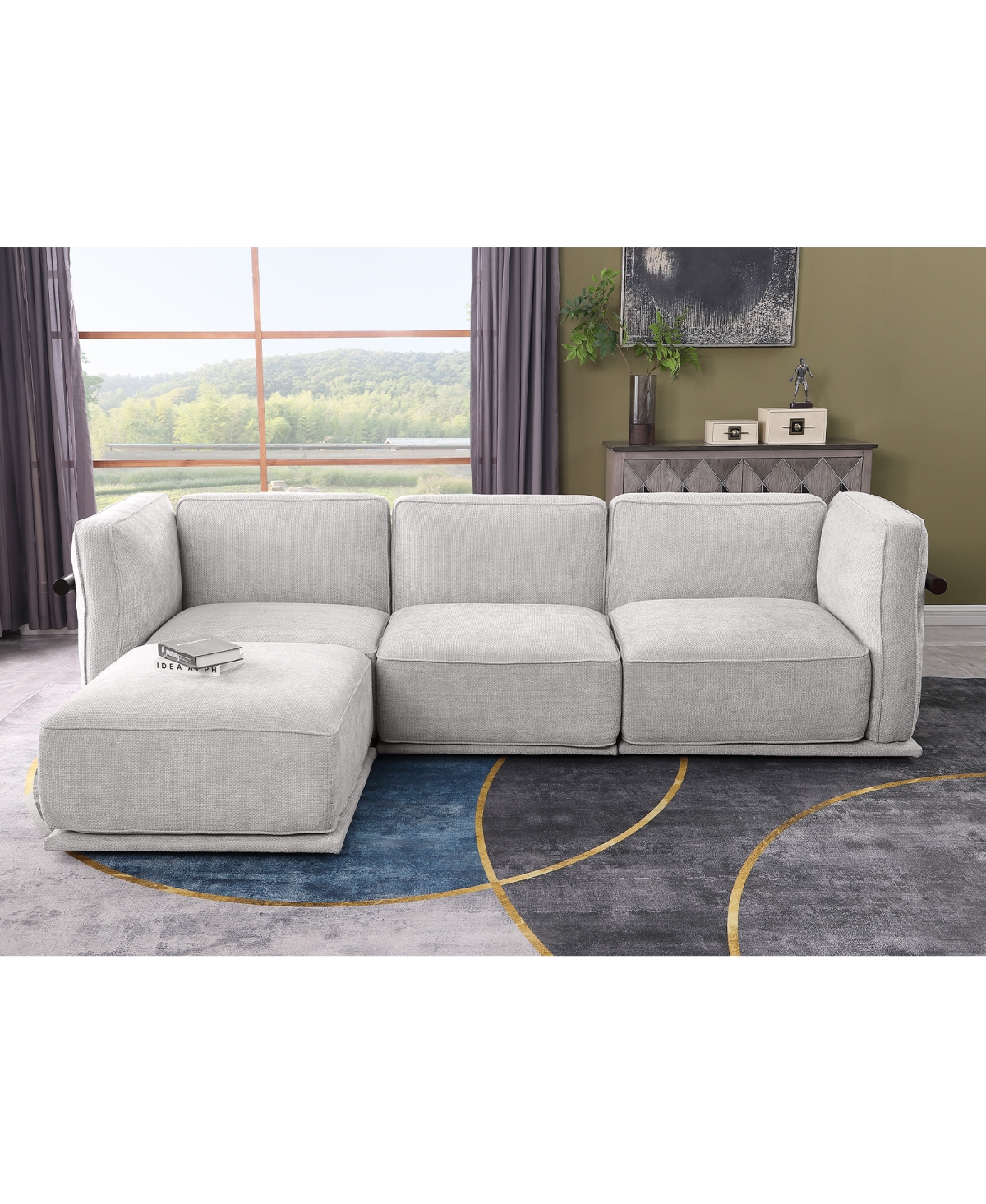 Click here for Streamdale Furniture Fashionable modular chenille... prices